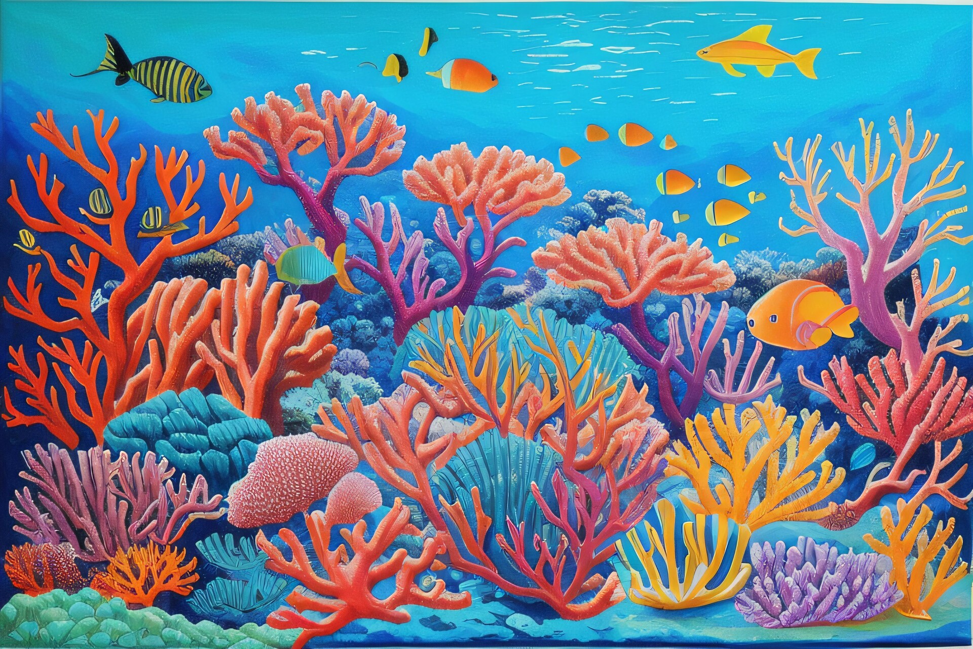 Corals Painting