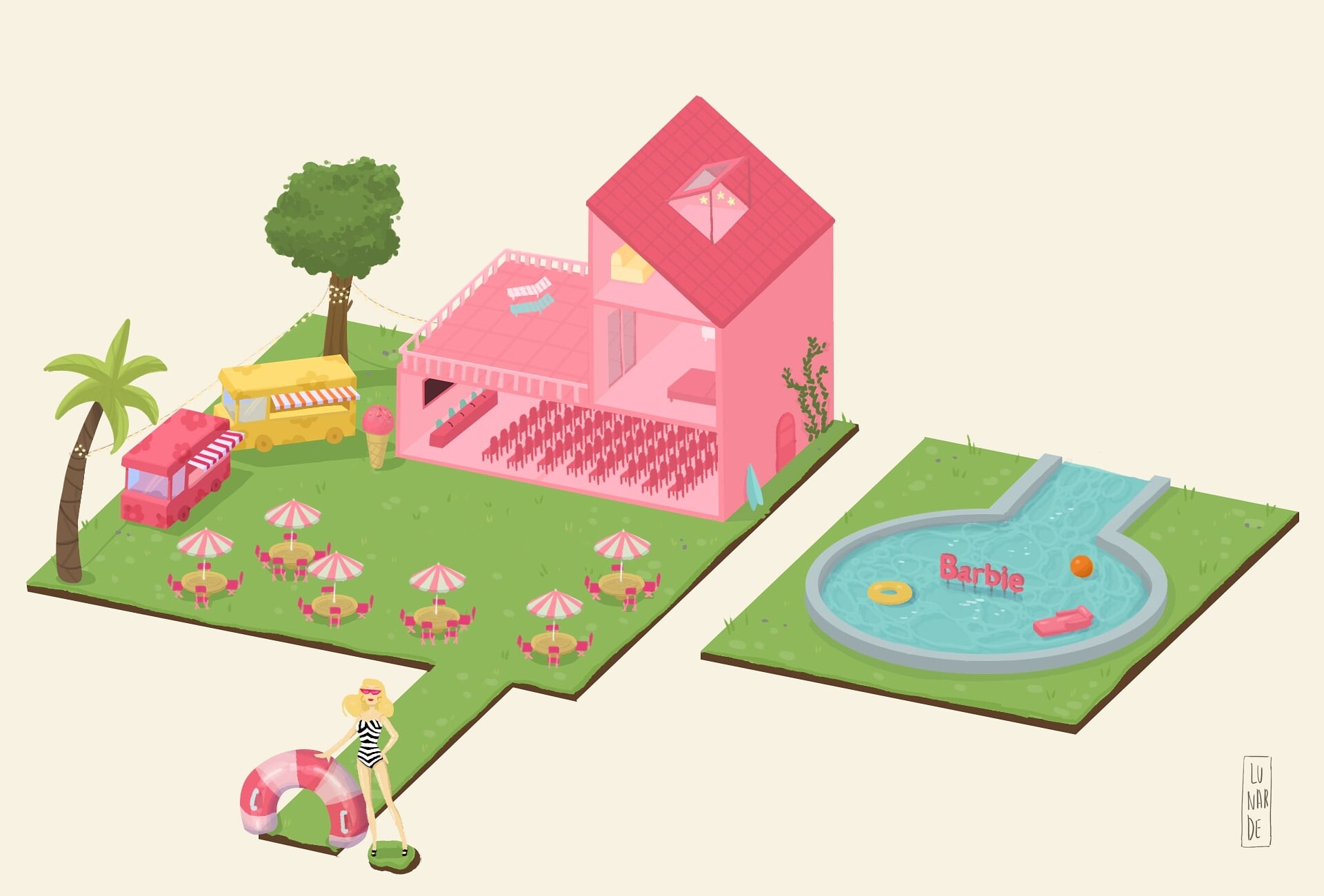 ArtStation - Concept art event Barbie