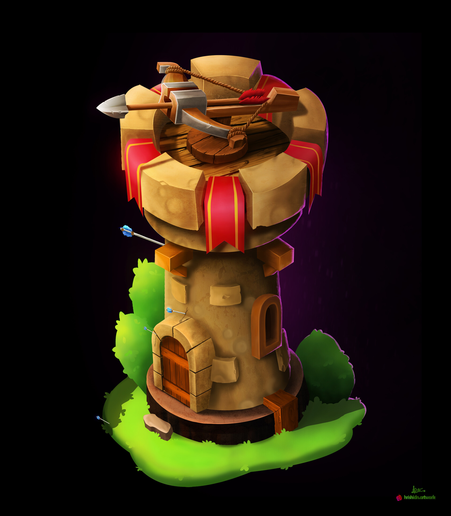 ArtStation - ARCHER tower
