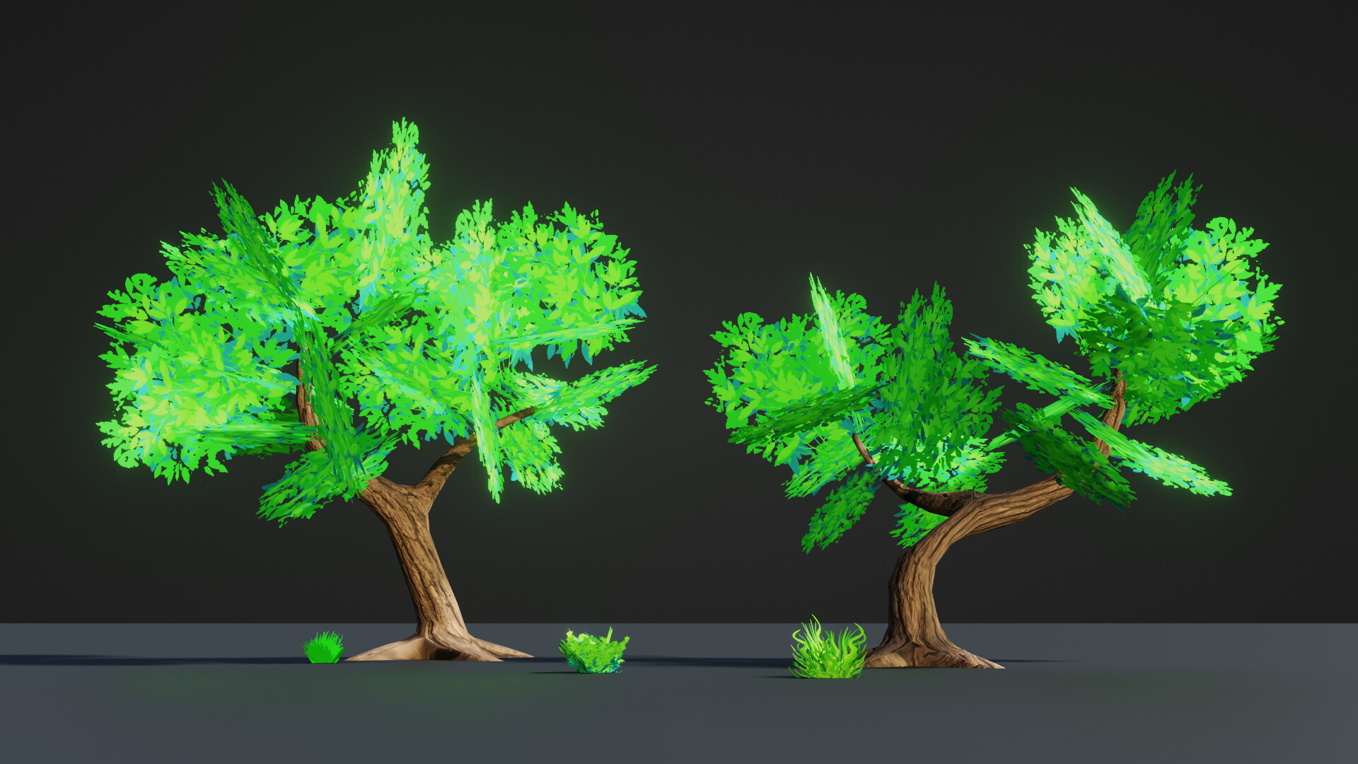 ArtStation - stylized tree