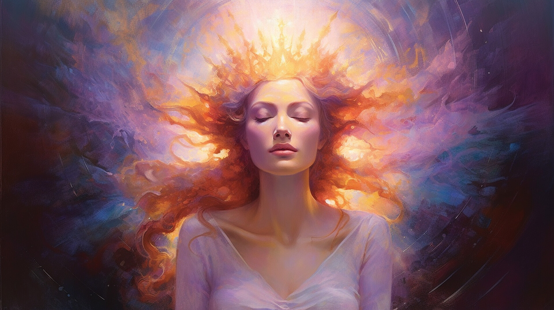 ArtStation - Crown Chakra Awakenings