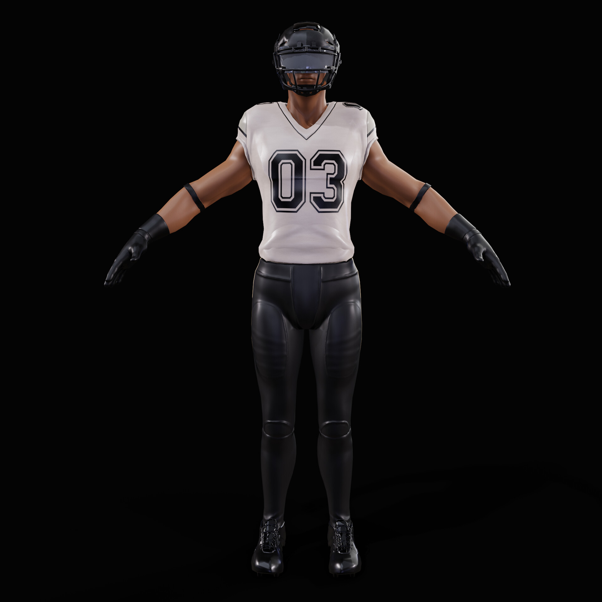 ArtStation - NFL Player