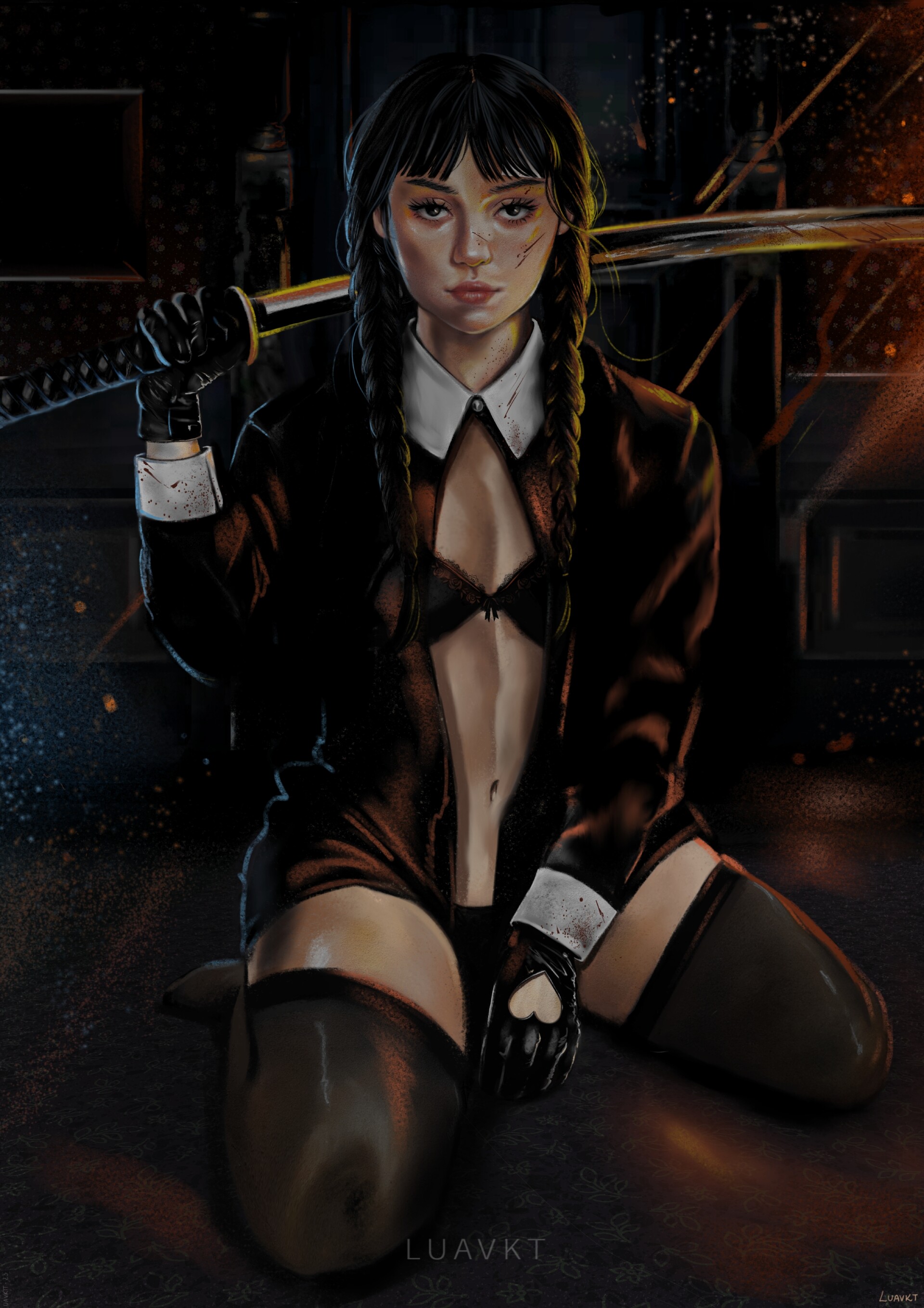 ArtStation - Wednesday Addams FanArt