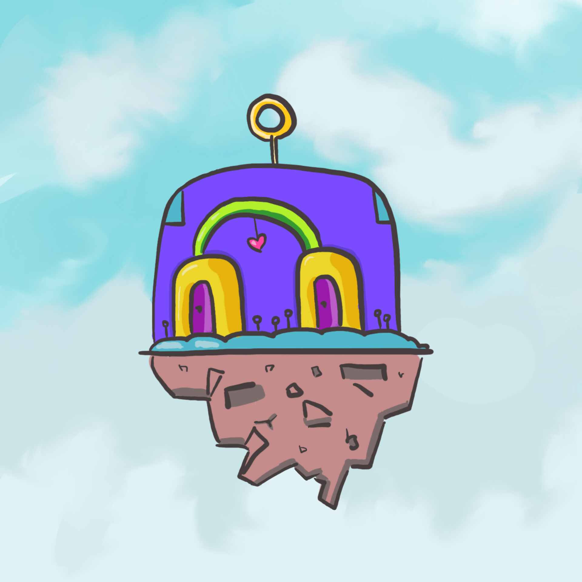 ArtStation - Cute island