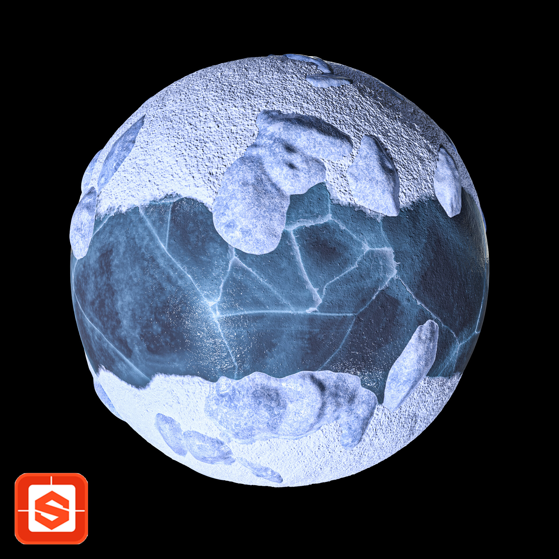 ArtStation - Frozen Lake Textures