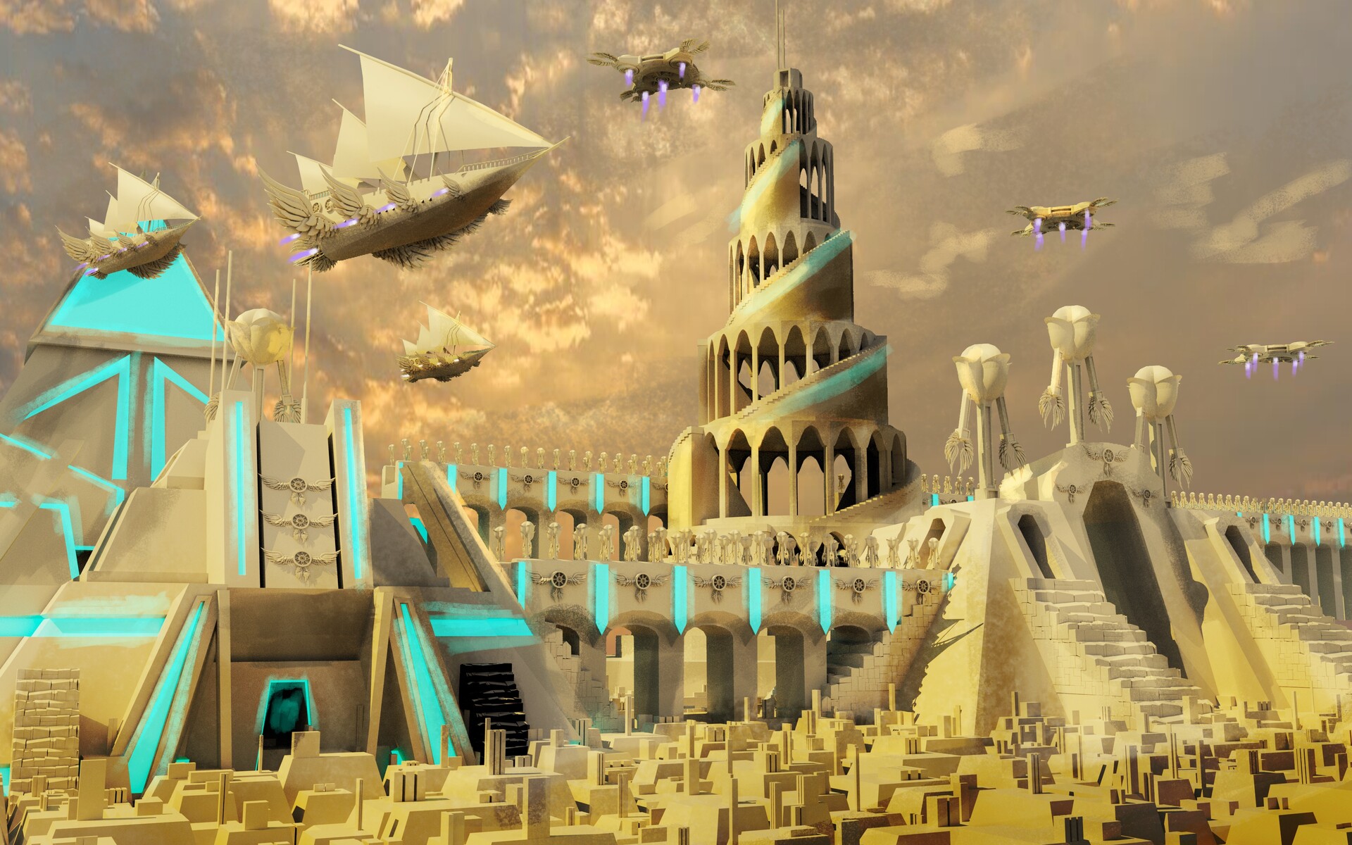 ArtStation - Anunnaki Concept Dossier Designs