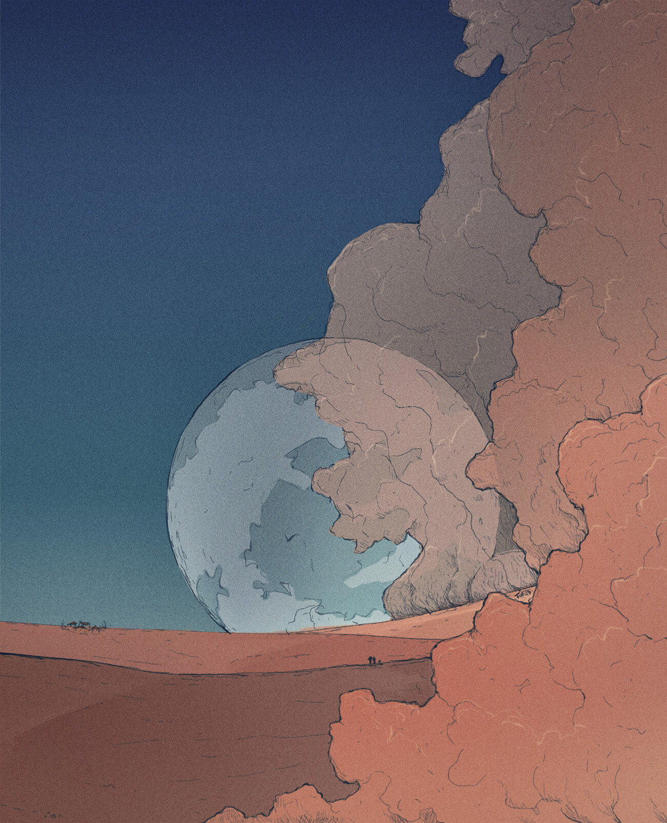 ArtStation - The Broken Moon