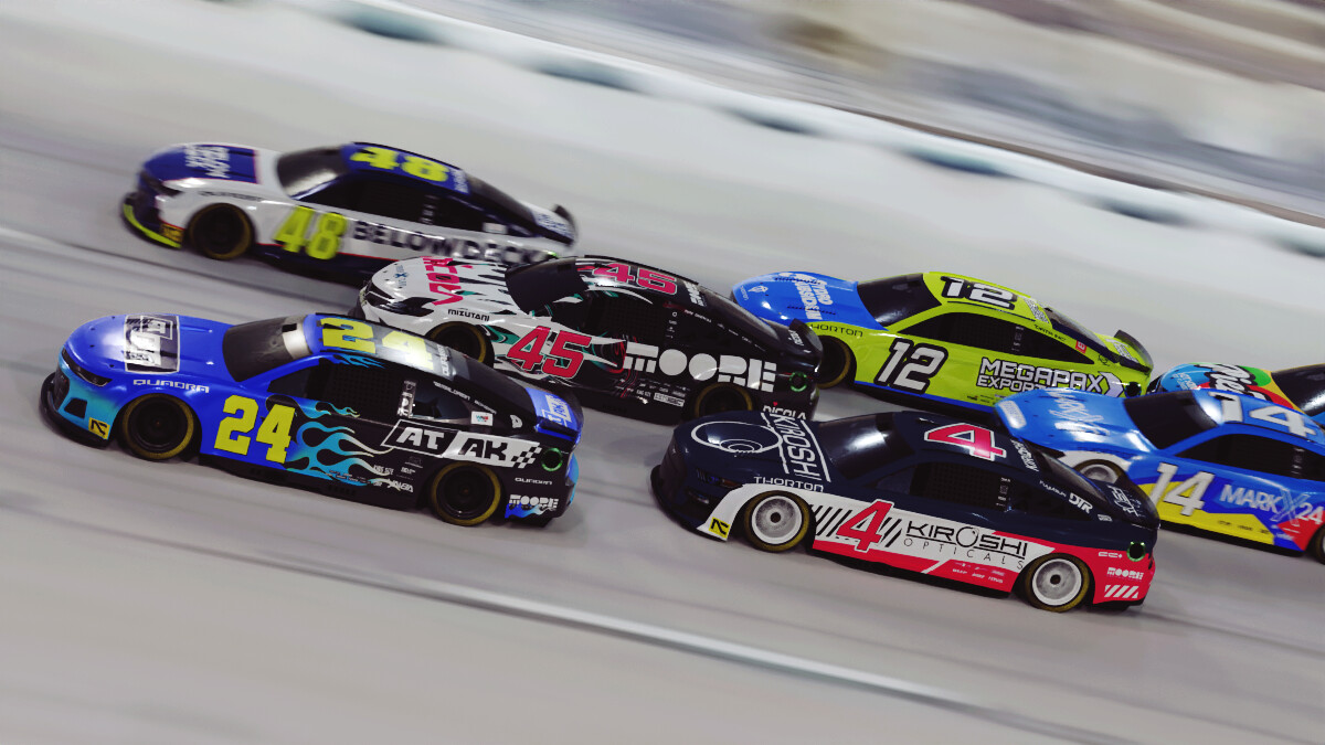 ArtStation - NASCAR Track shot 2