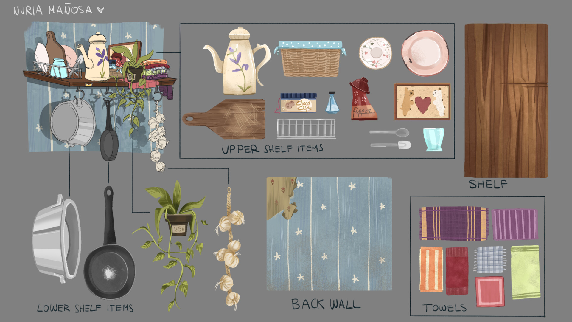 ArtStation - Kitchen props