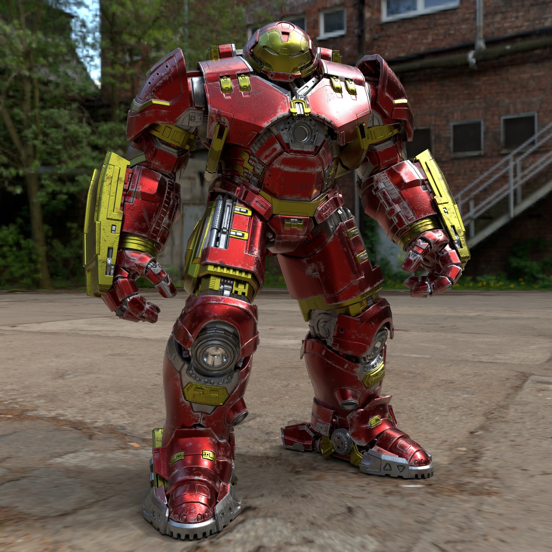 ArtStation - Iron Man Mark 44 Hulkbuster