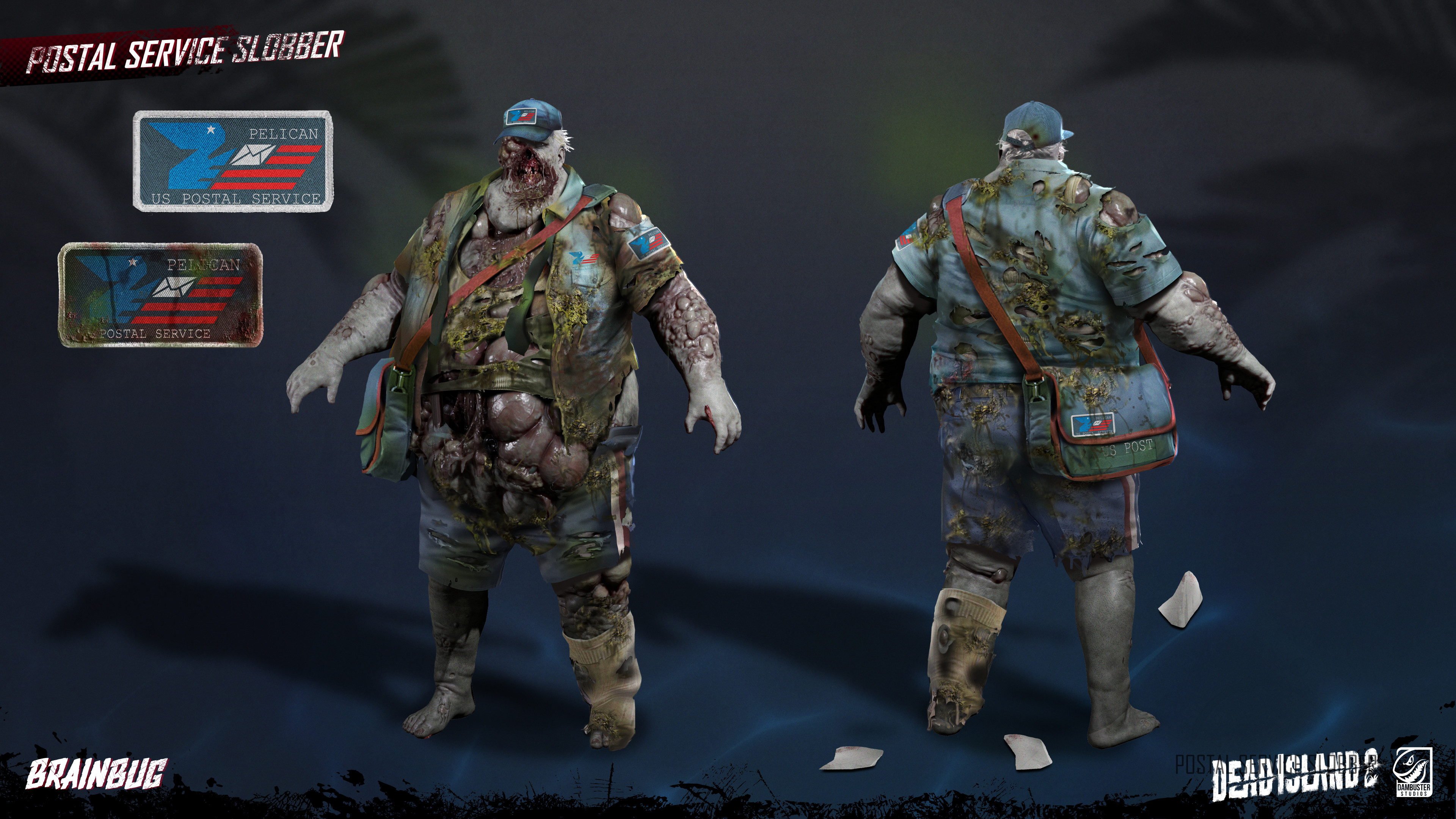 Brainbug Design - Dead Island 2 - Enemy Concepts