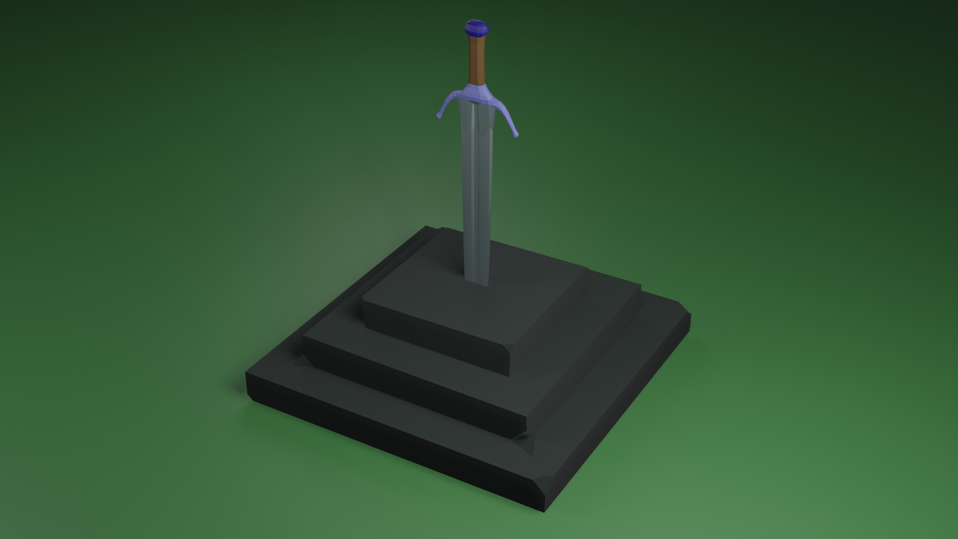ArtStation - Sword on Stone Altar