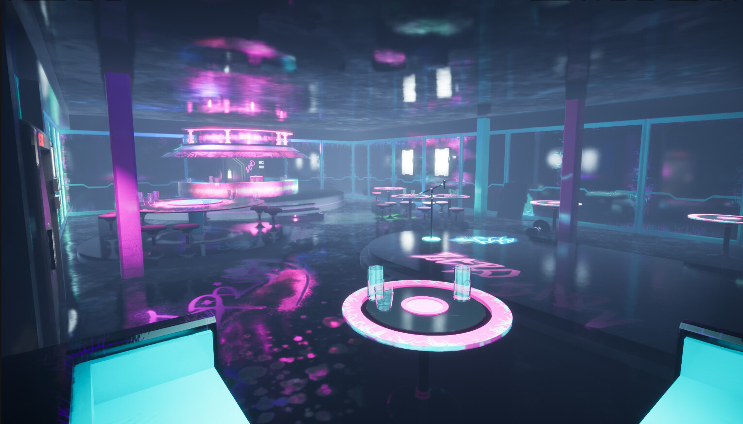 ArtStation - Zero-Bar ( Sci-Fi Bar Project )