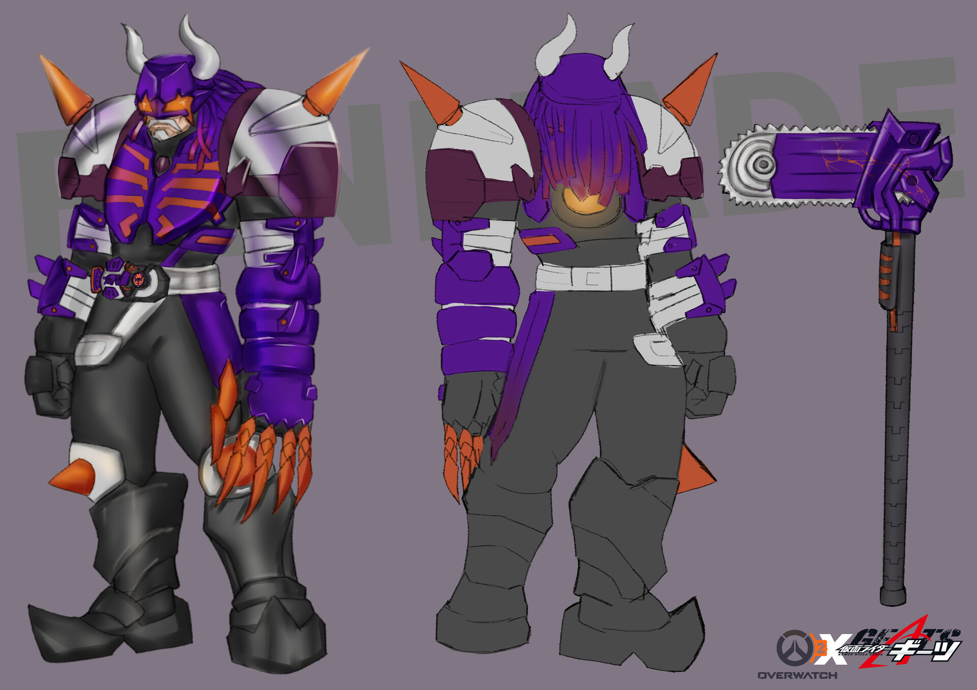 Janaza - Overwatch 2 x Kamen rider Geats