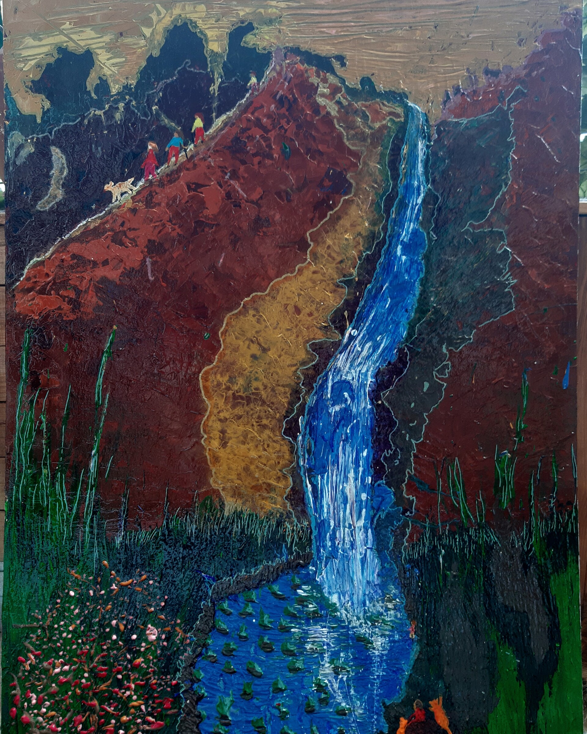 ArtStation - Na szlaku. Akryle i szpachelka na podobraziu 55x75 cm ...