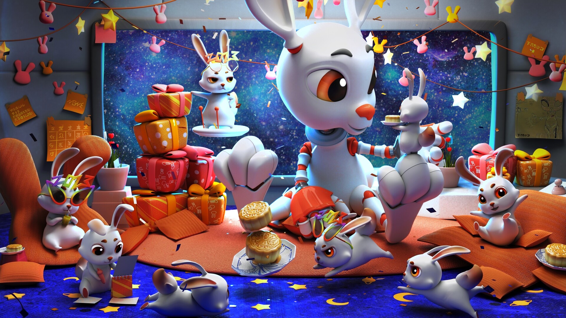 ArtStation - the Ninth rabbit and suspicious mooncake