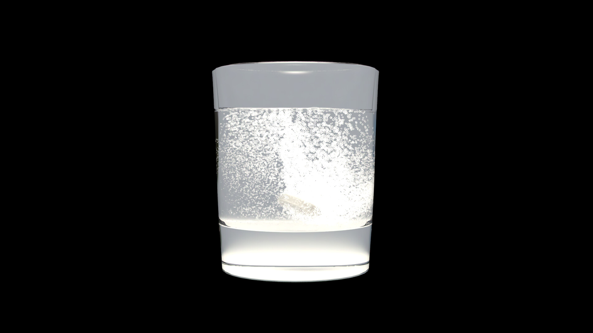 Ashley Mellor - Effervescent tablet in glass