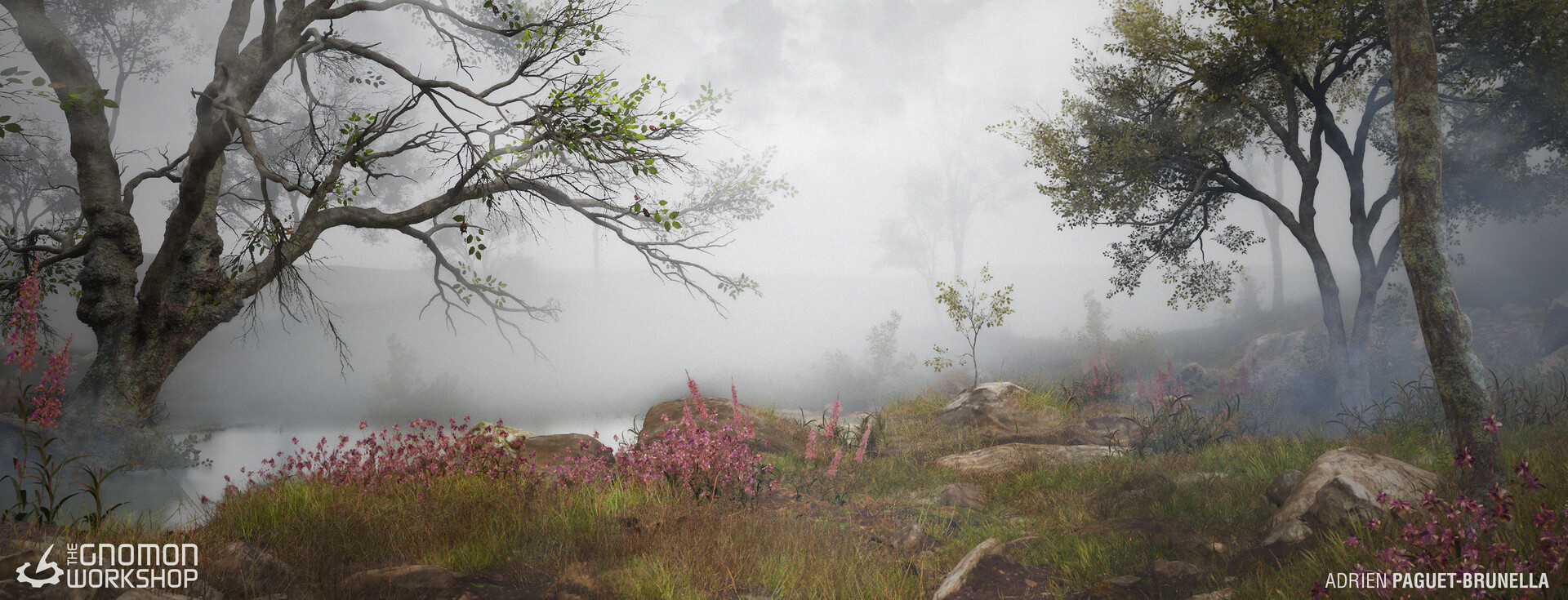 Adrien Paguet-Brunella - The Gnomon Workshop : Creating a Swamp Scene ...
