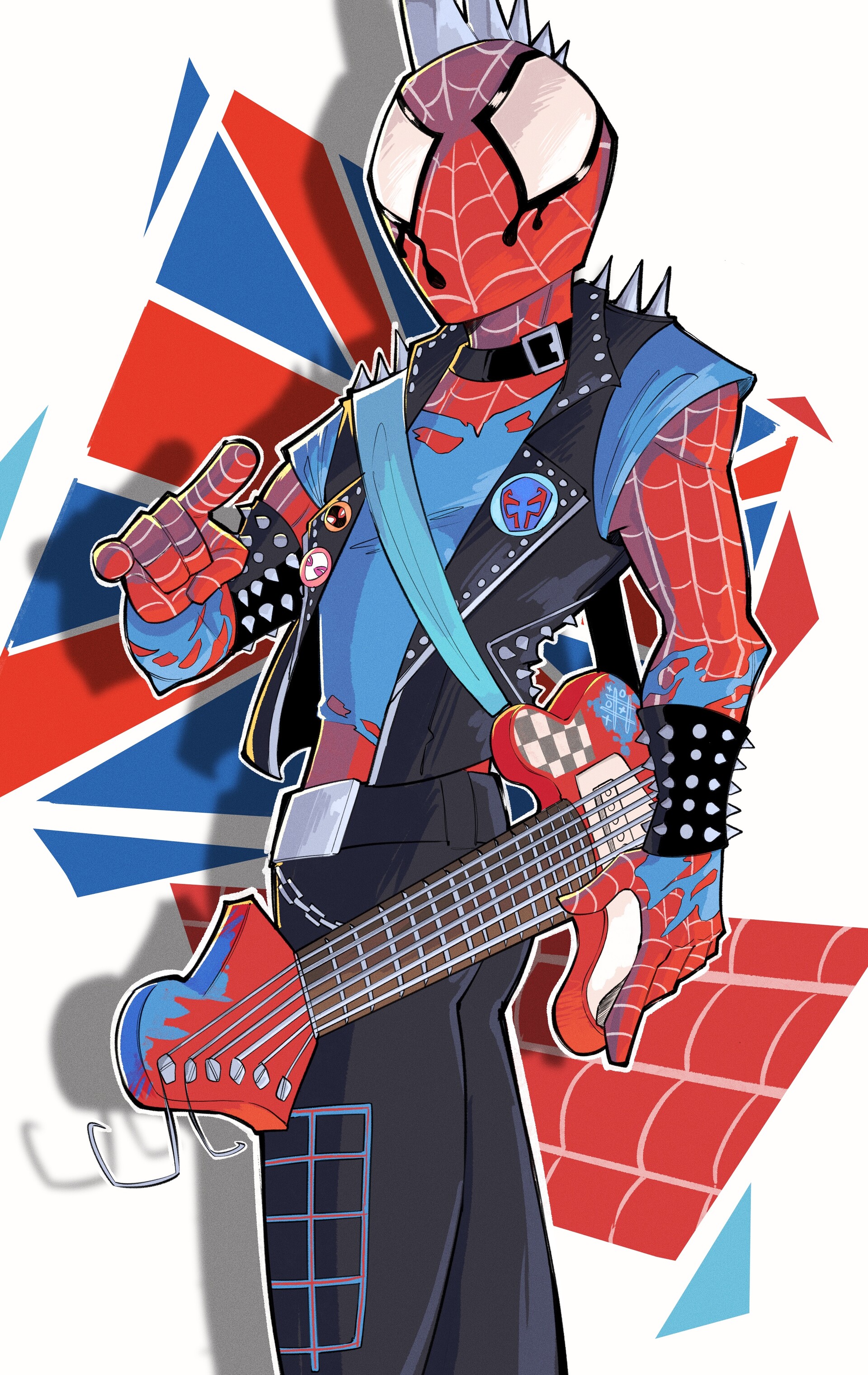 ArtStation - Spider-Punk from Into the Spiderverse