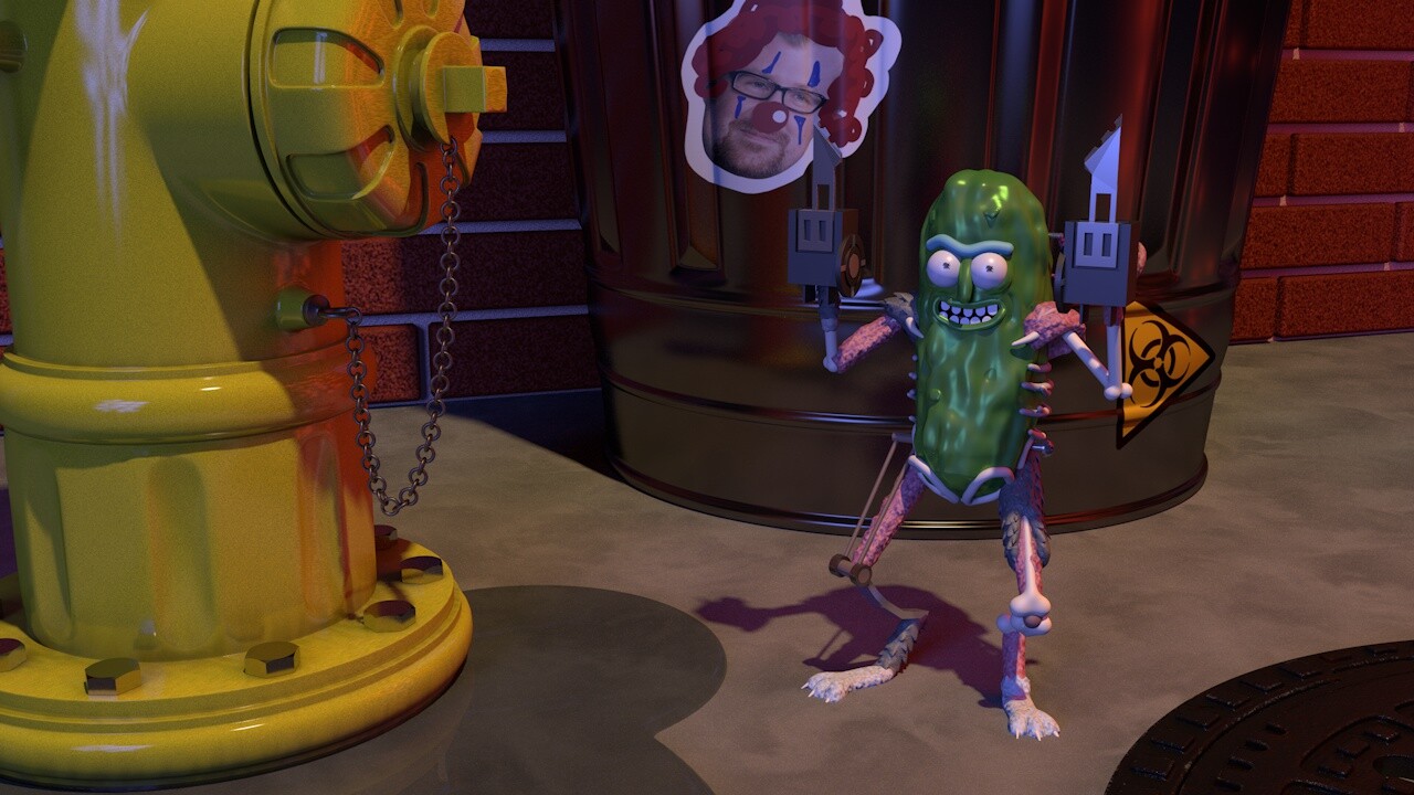 ArtStation - Pickle Rick: 3D Model