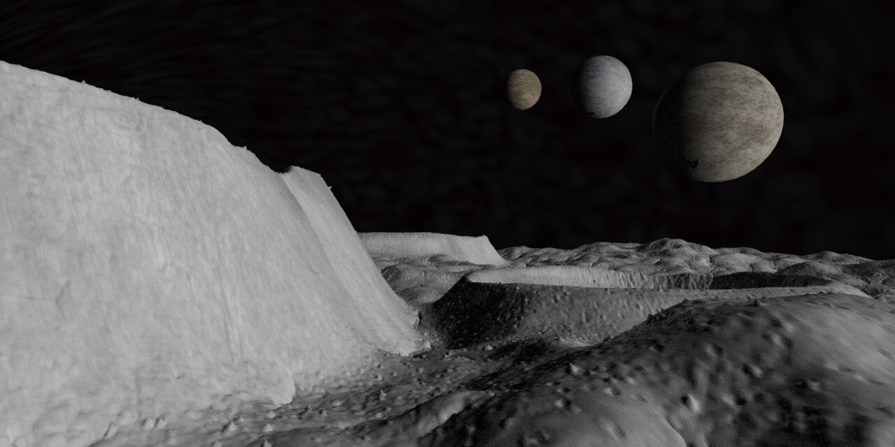 ArtStation - Surface of the Moon