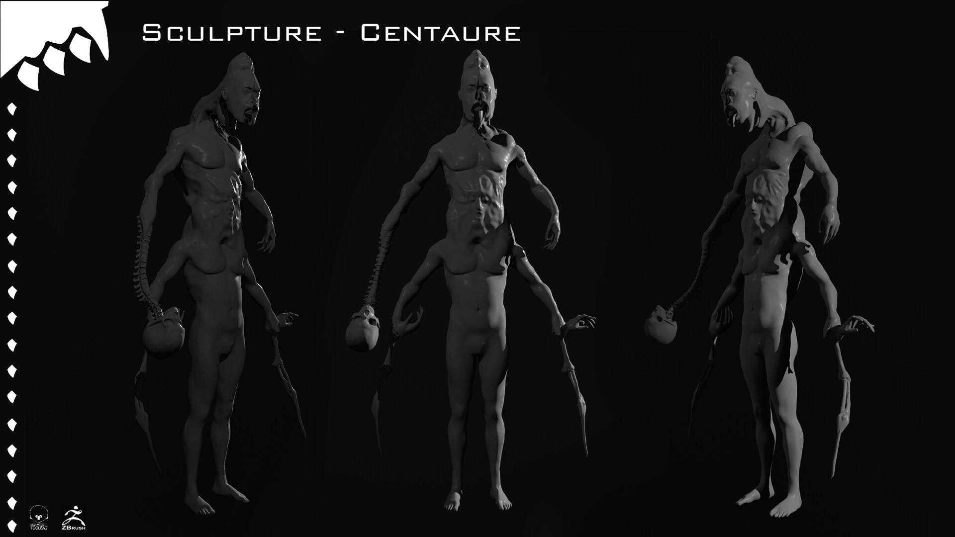 ArtStation - The Centaure (Hecate Space Troubles boss design)