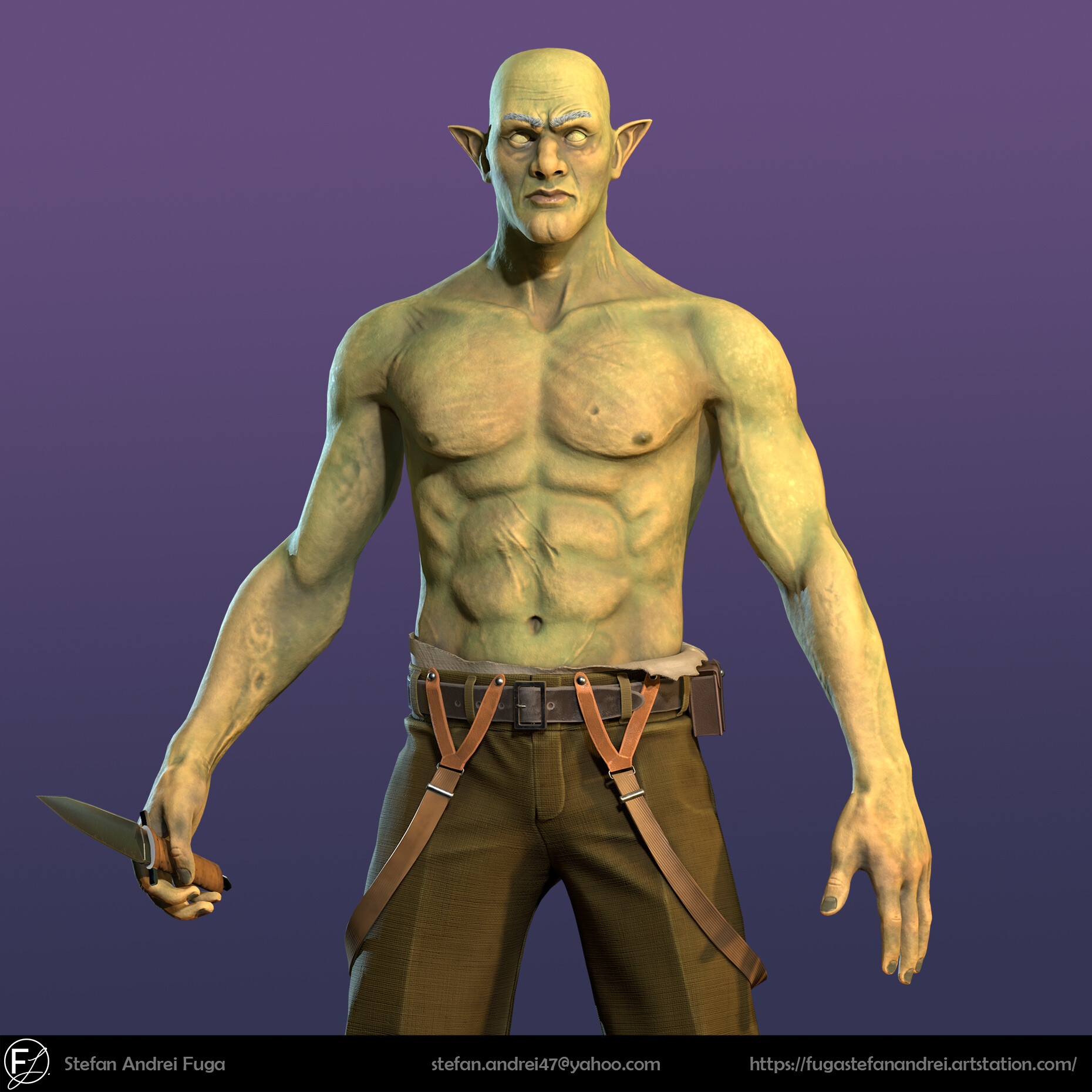 ArtStation - WW1 Orc Project