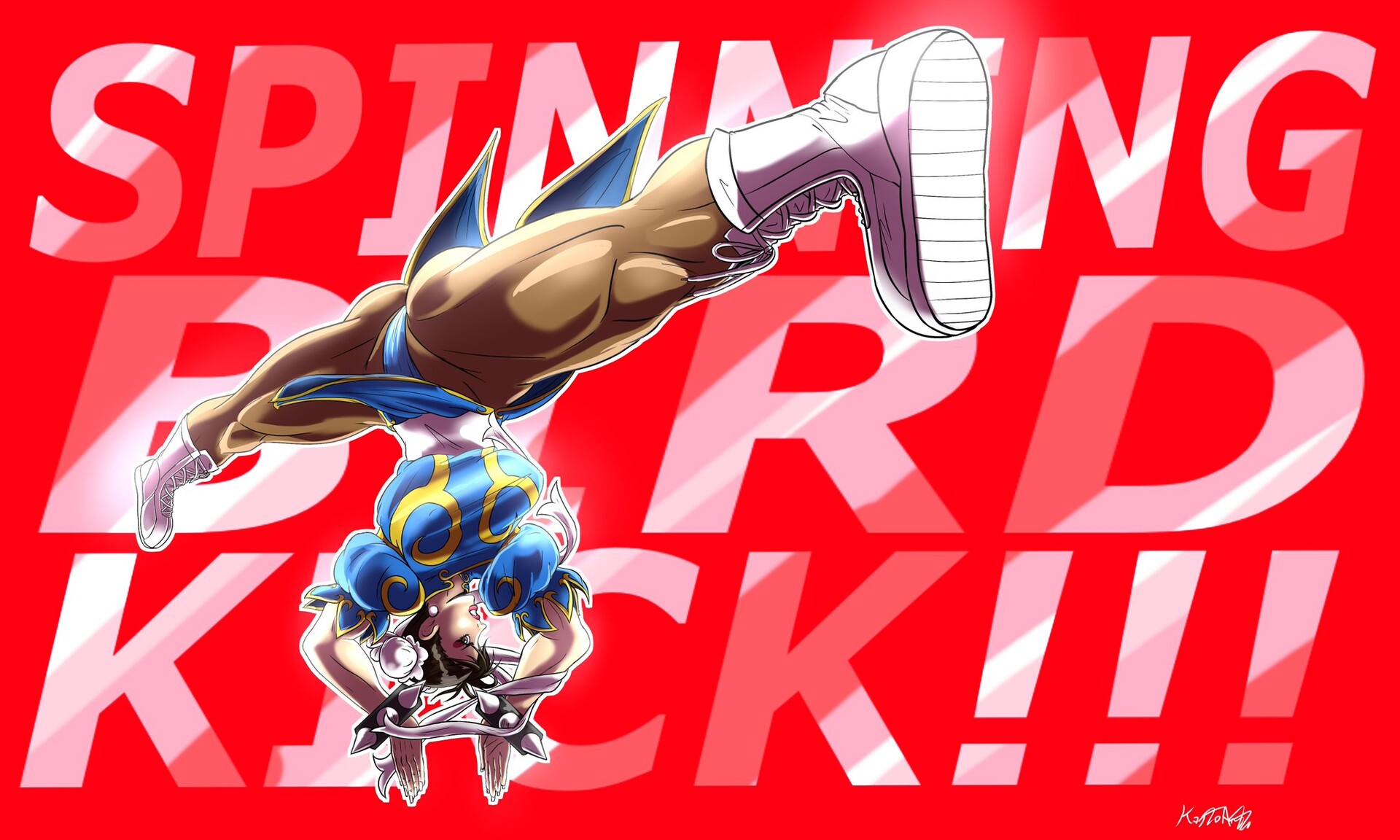 ArtStation - Chun Li - Spinning Bird Kick!!