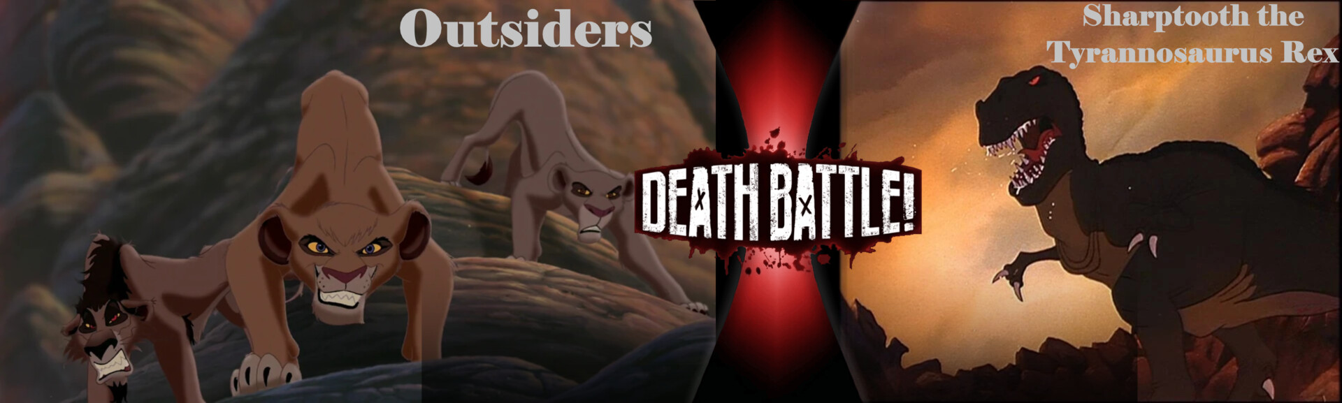 ArtStation - Outsiders (The Lion King 2) vs Sharptooth (The Land Before ...