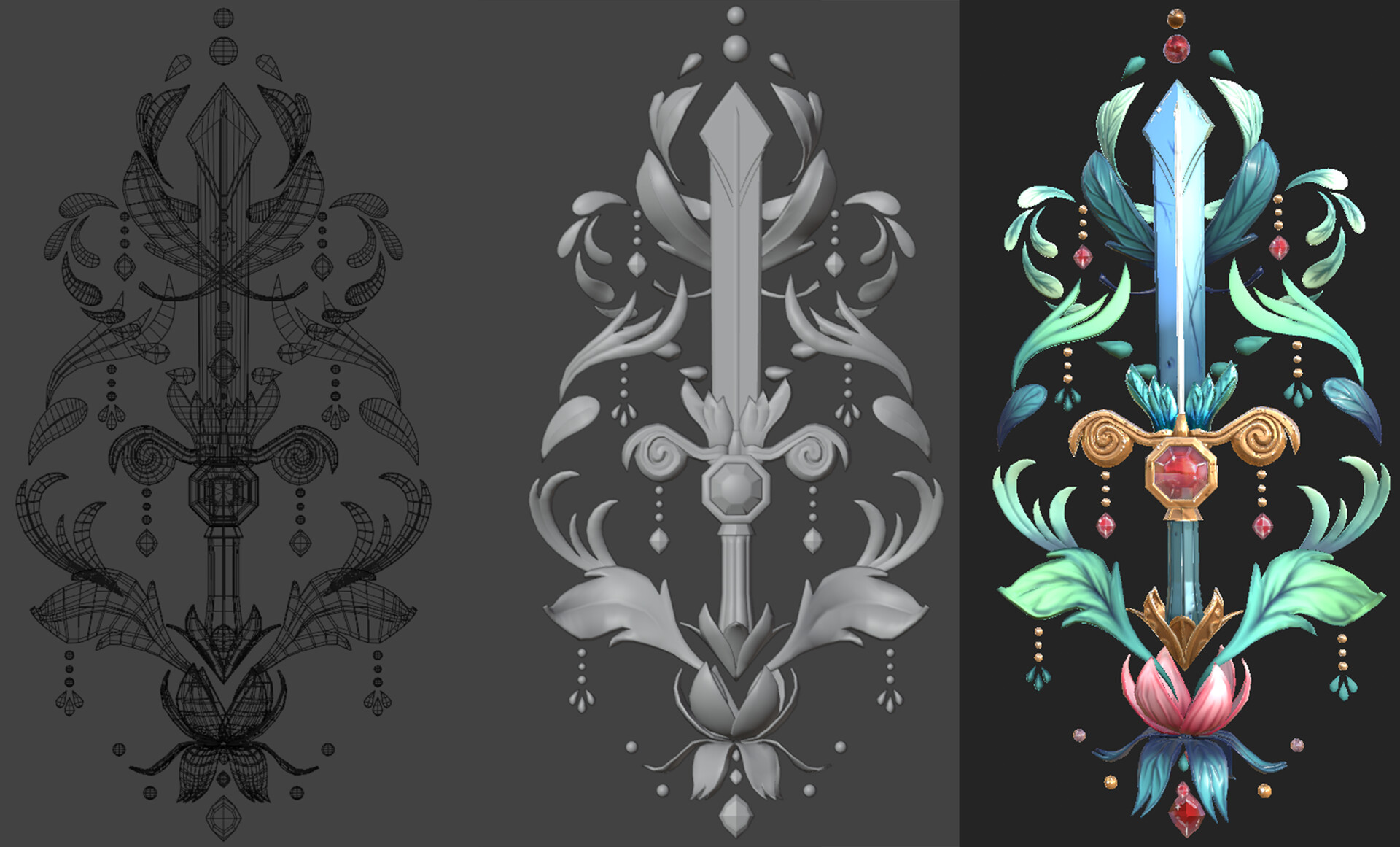 Kaylie Benner - Swordflower 3D Model