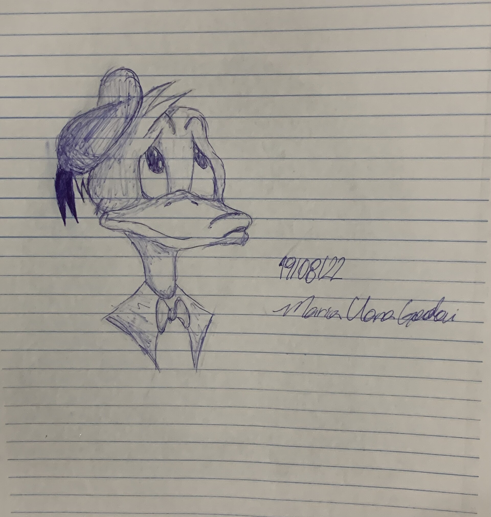 ArtStation - Donald Duck Sketch