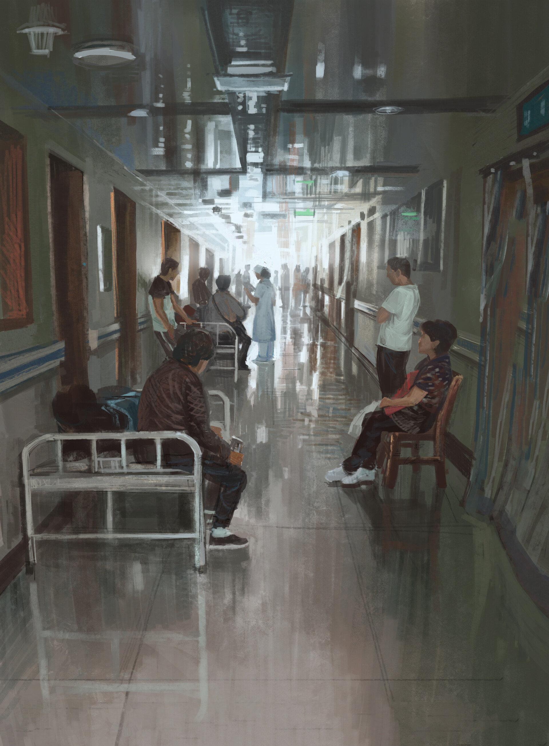 ArtStation - In the hospital