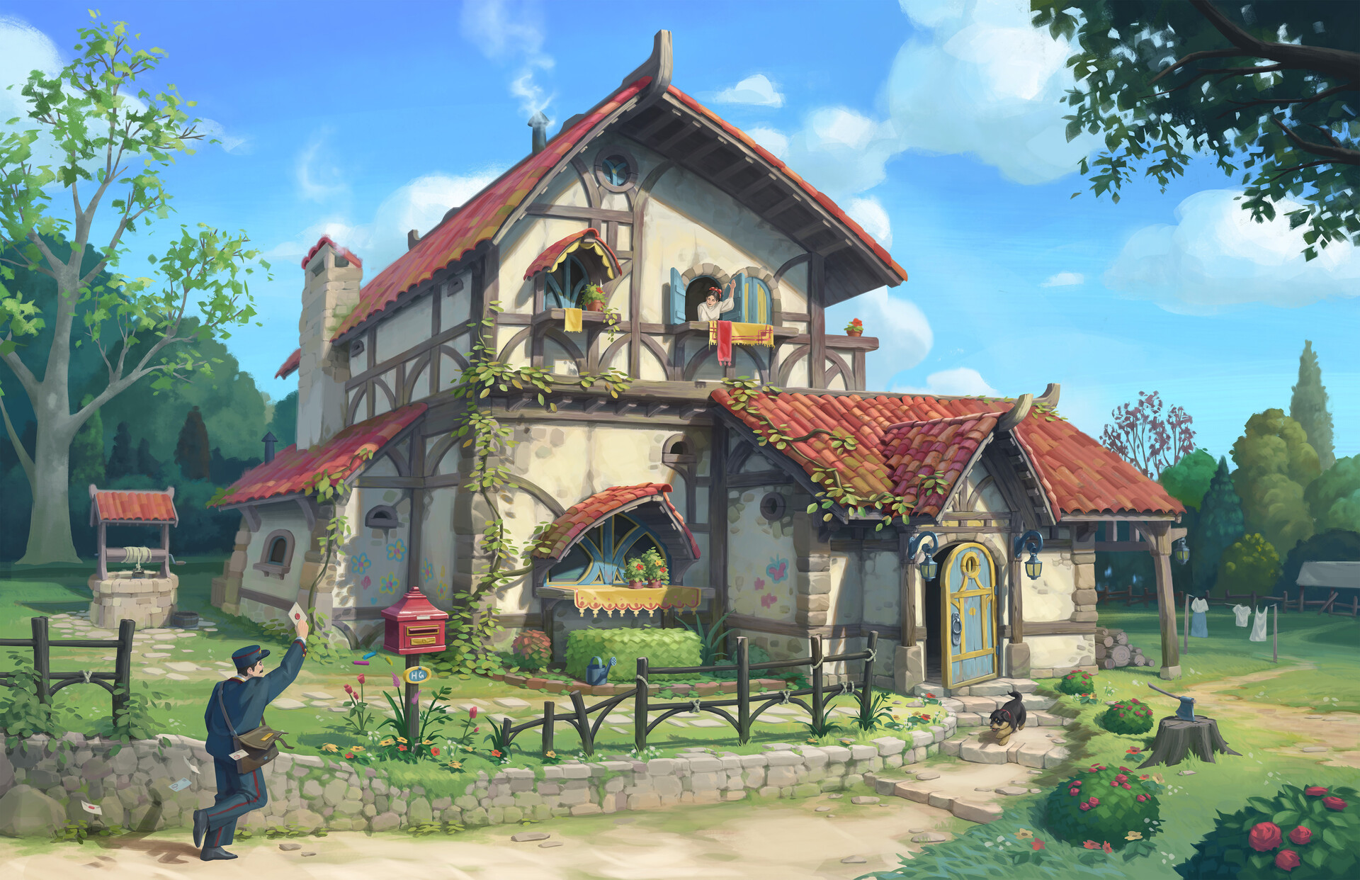 ArtStation - Medieval House