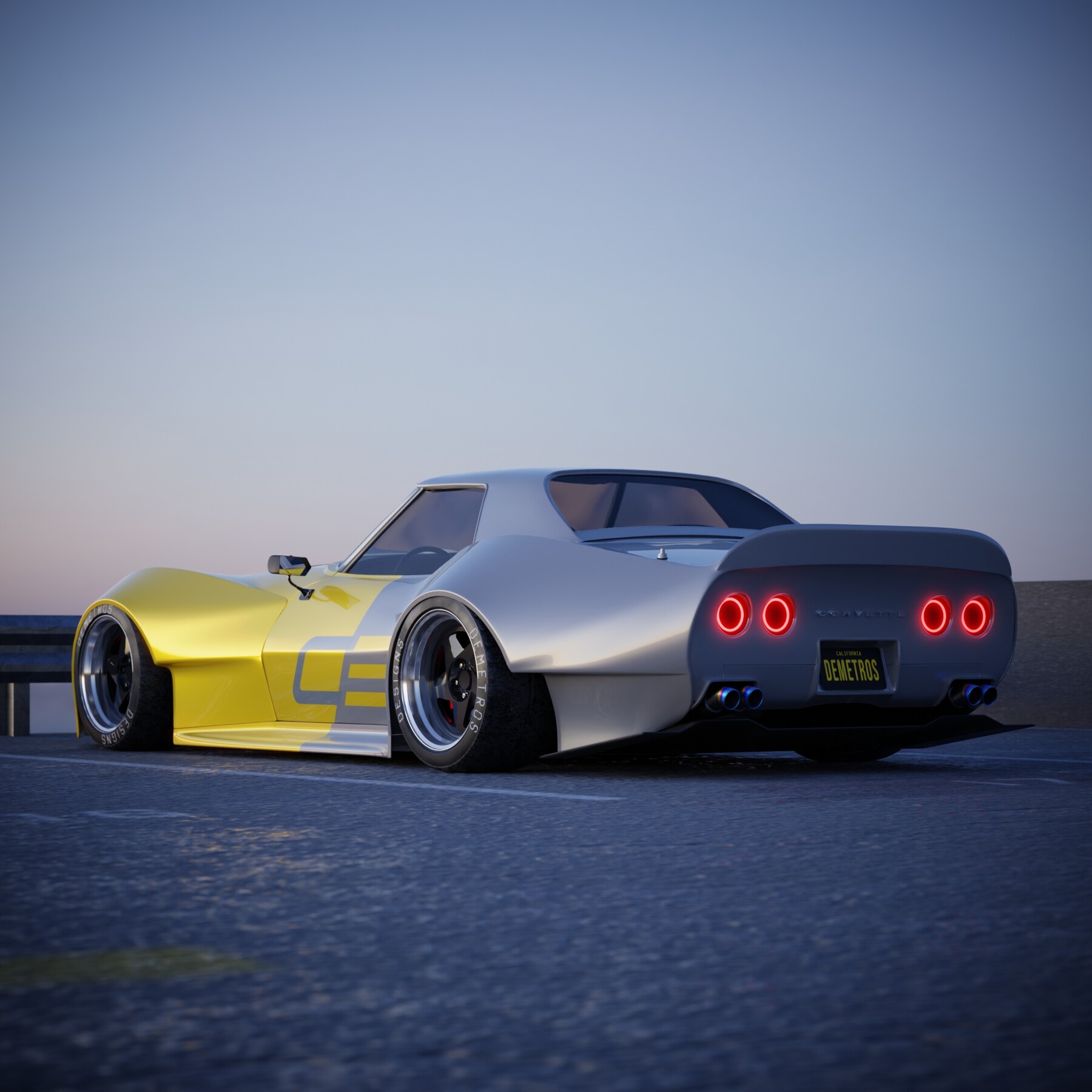 ArtStation - Modified C3 Corvette