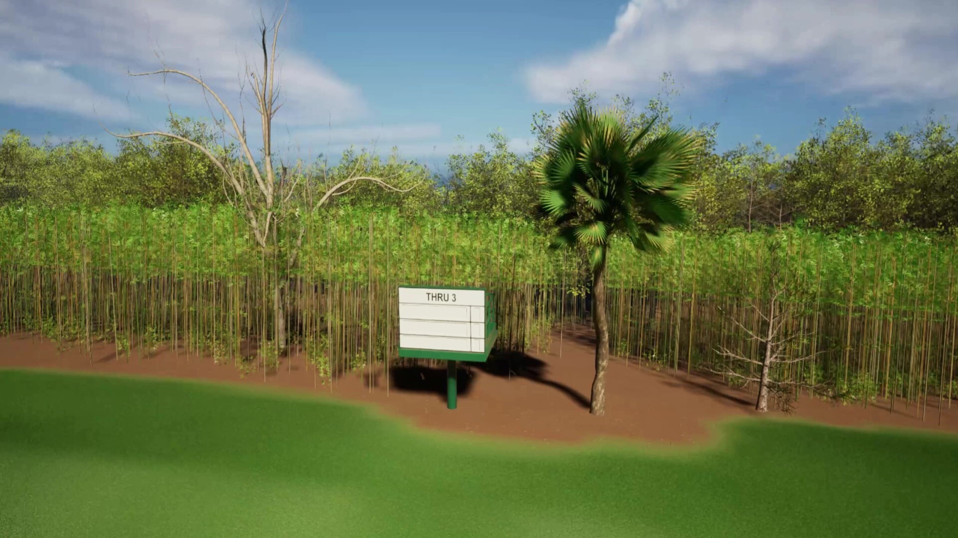 ArtStation - Augusta National Golf Club Scene