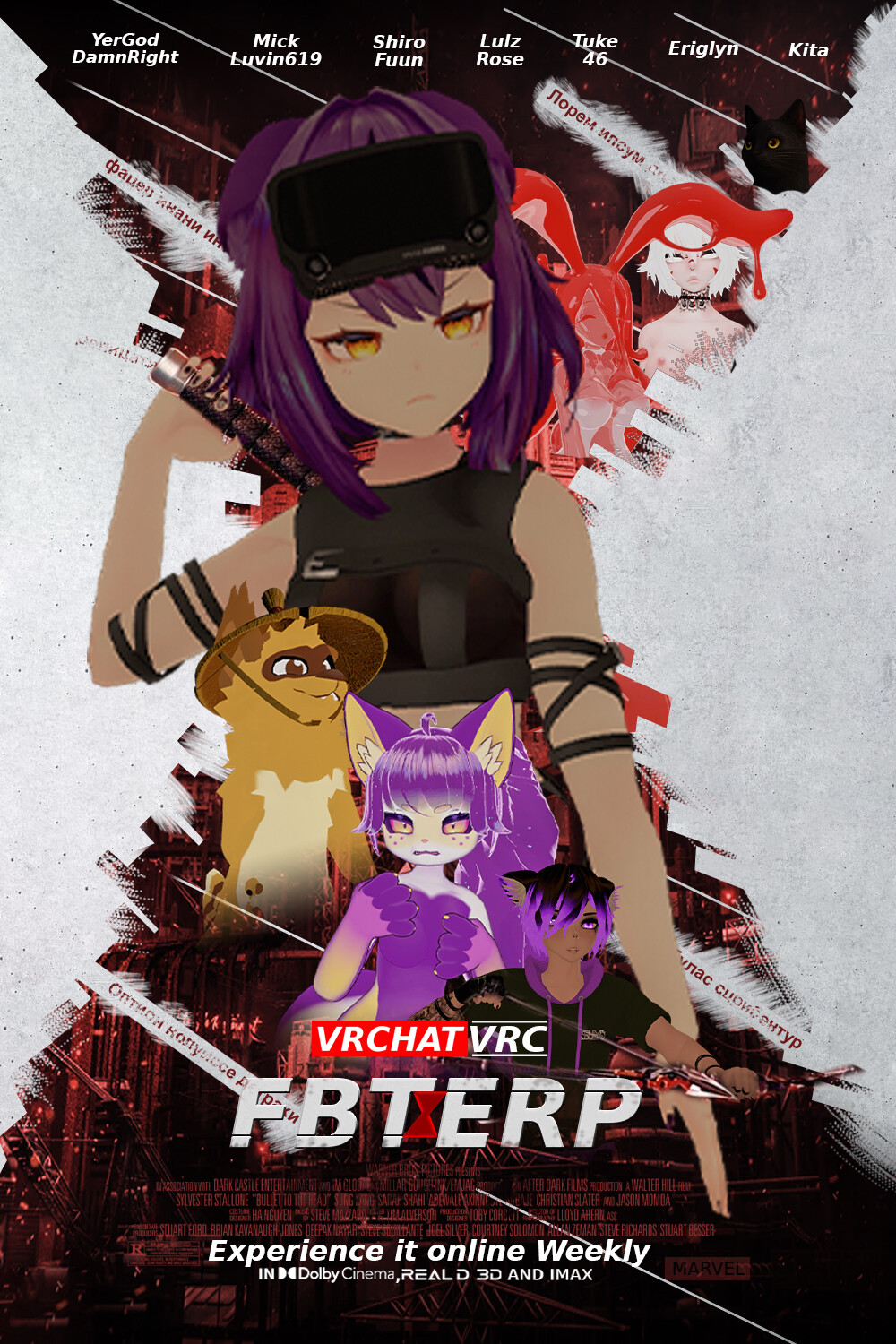 ArtStation - Black Widow VRChat poster