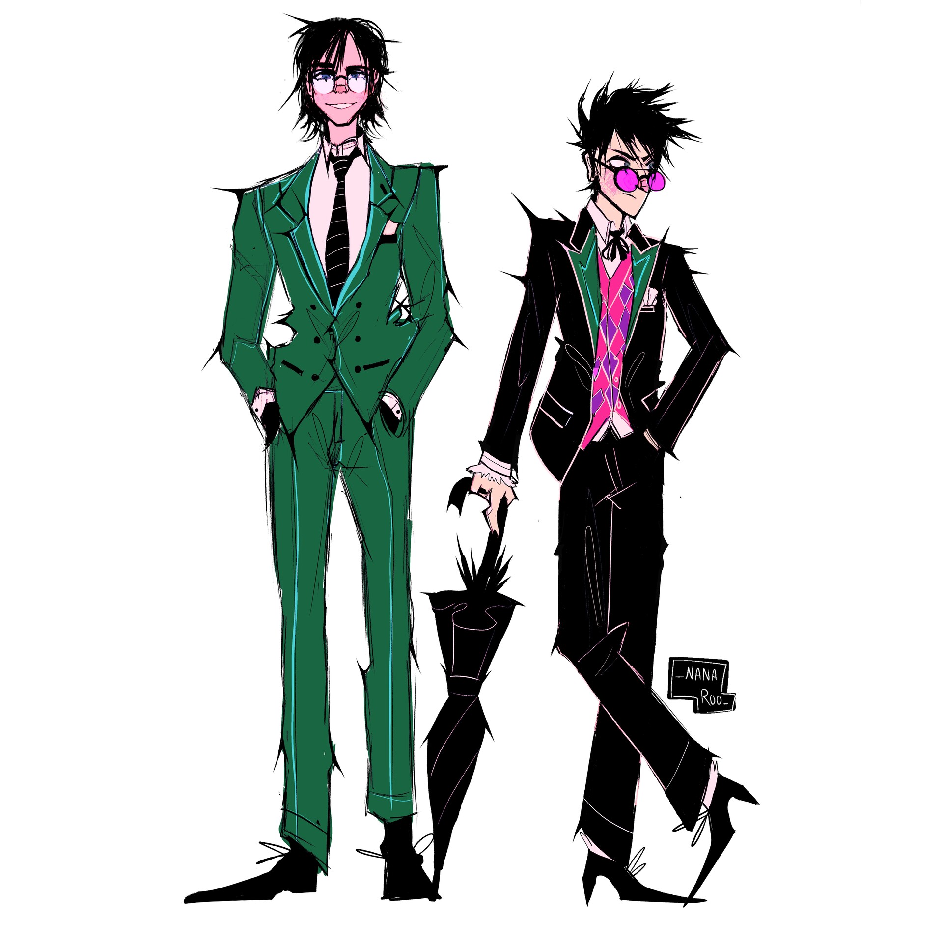 ArtStation - Edward Nygma and Oswald Cobblepot