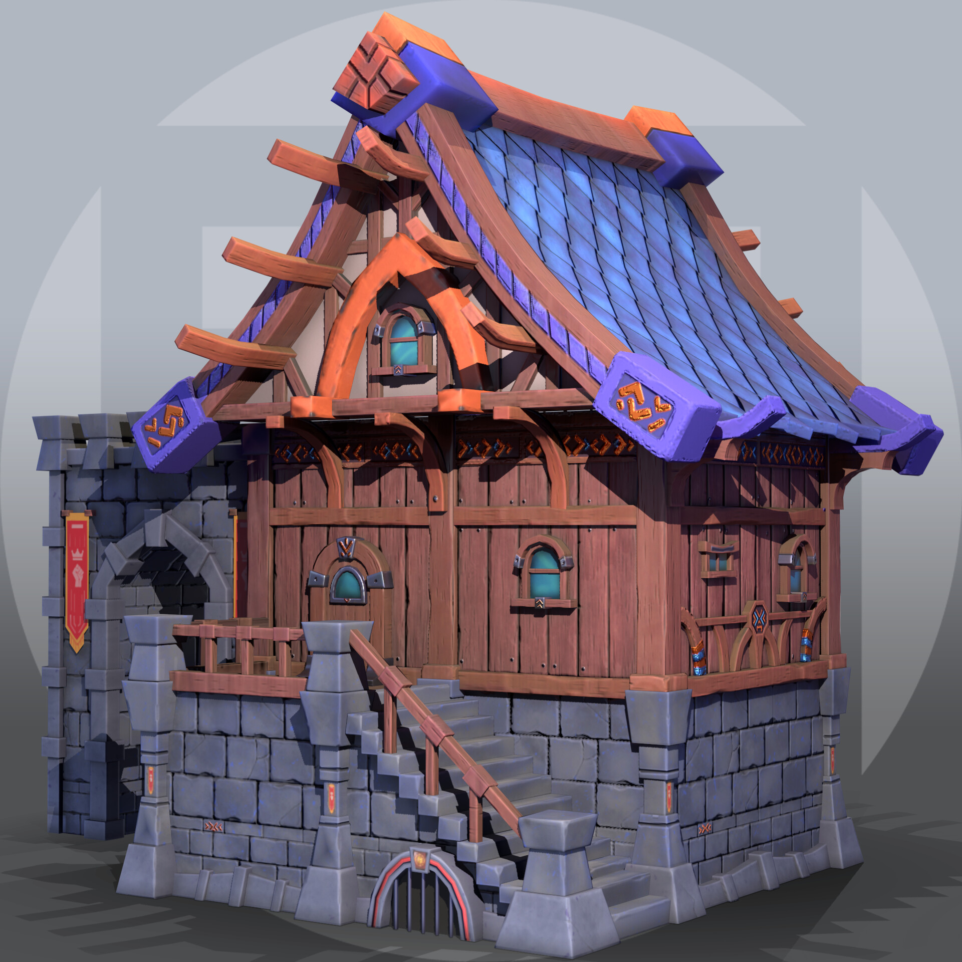 ArtStation - Stylized House