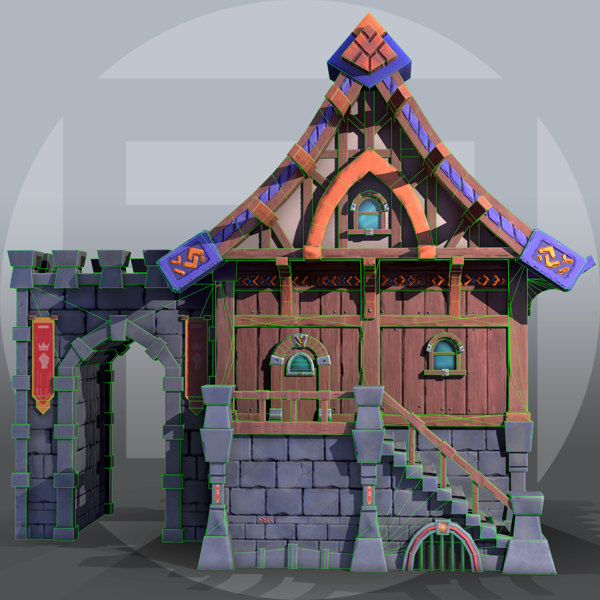 Bricks Studio - Stylized House