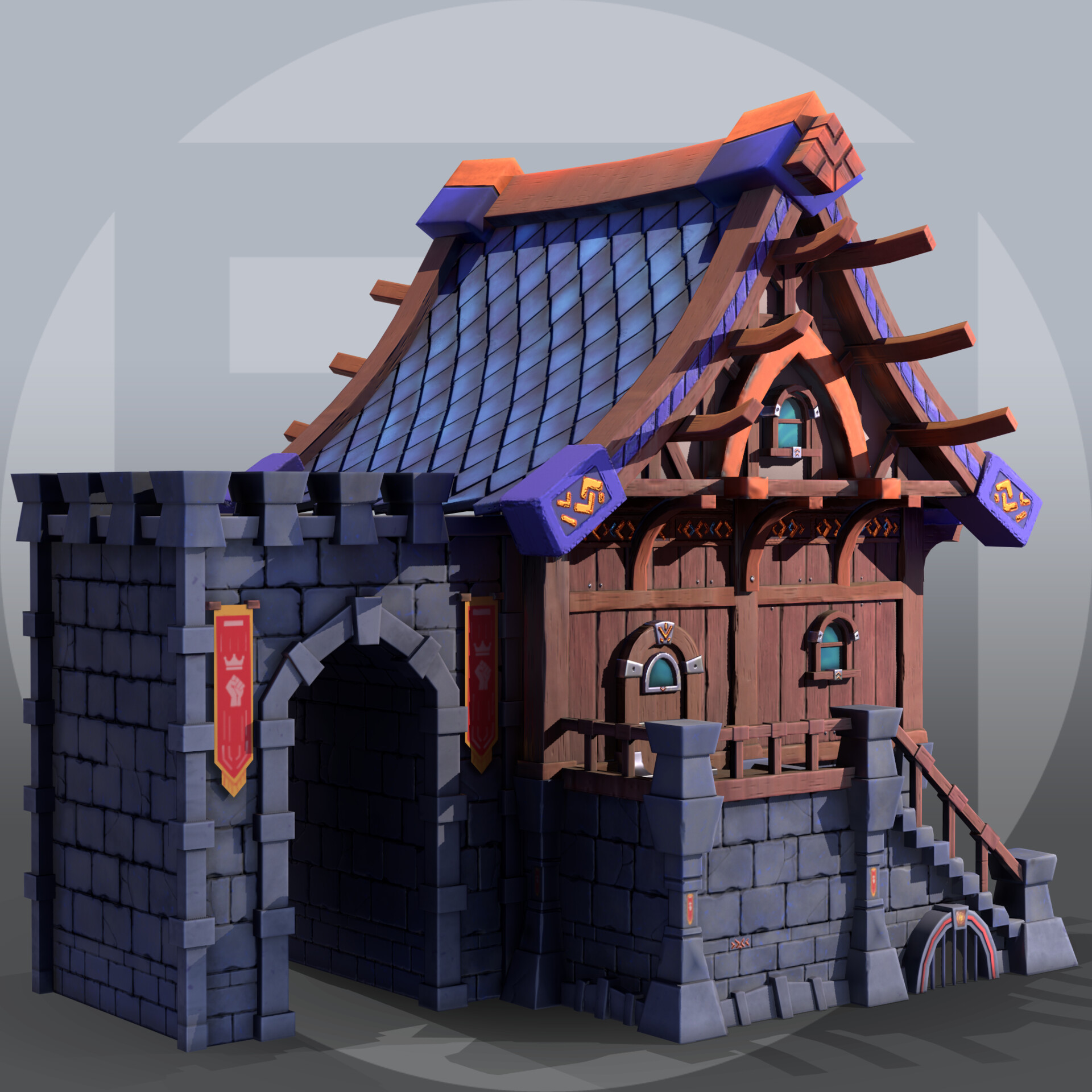 Bricks Studio - Stylized House