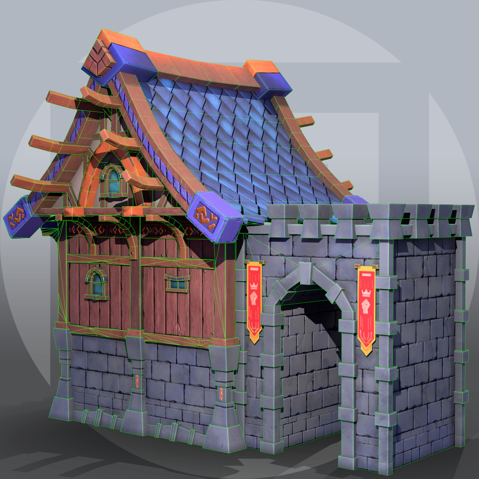 Bricks Studio - Stylized House