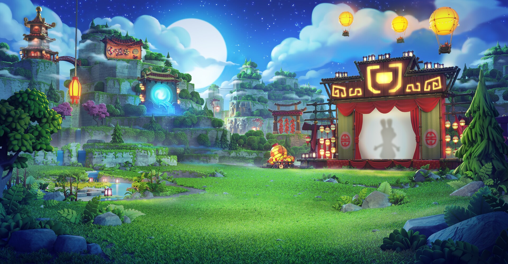 Surface Digital - Clash of Clans : Magic Theatre Scenery