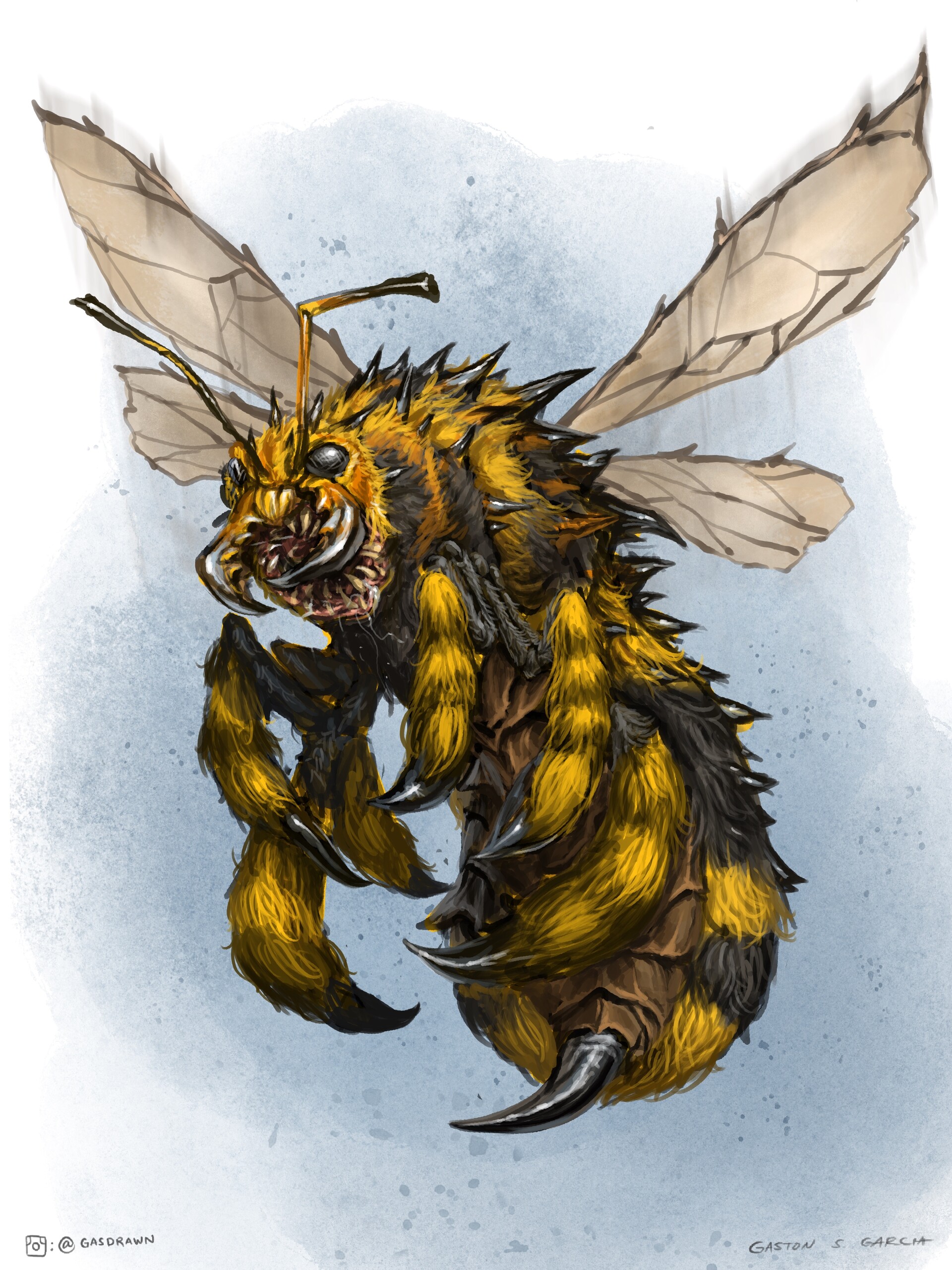 Fantasy Creature by Gaston S. Garcia : r/ImaginaryBeasts