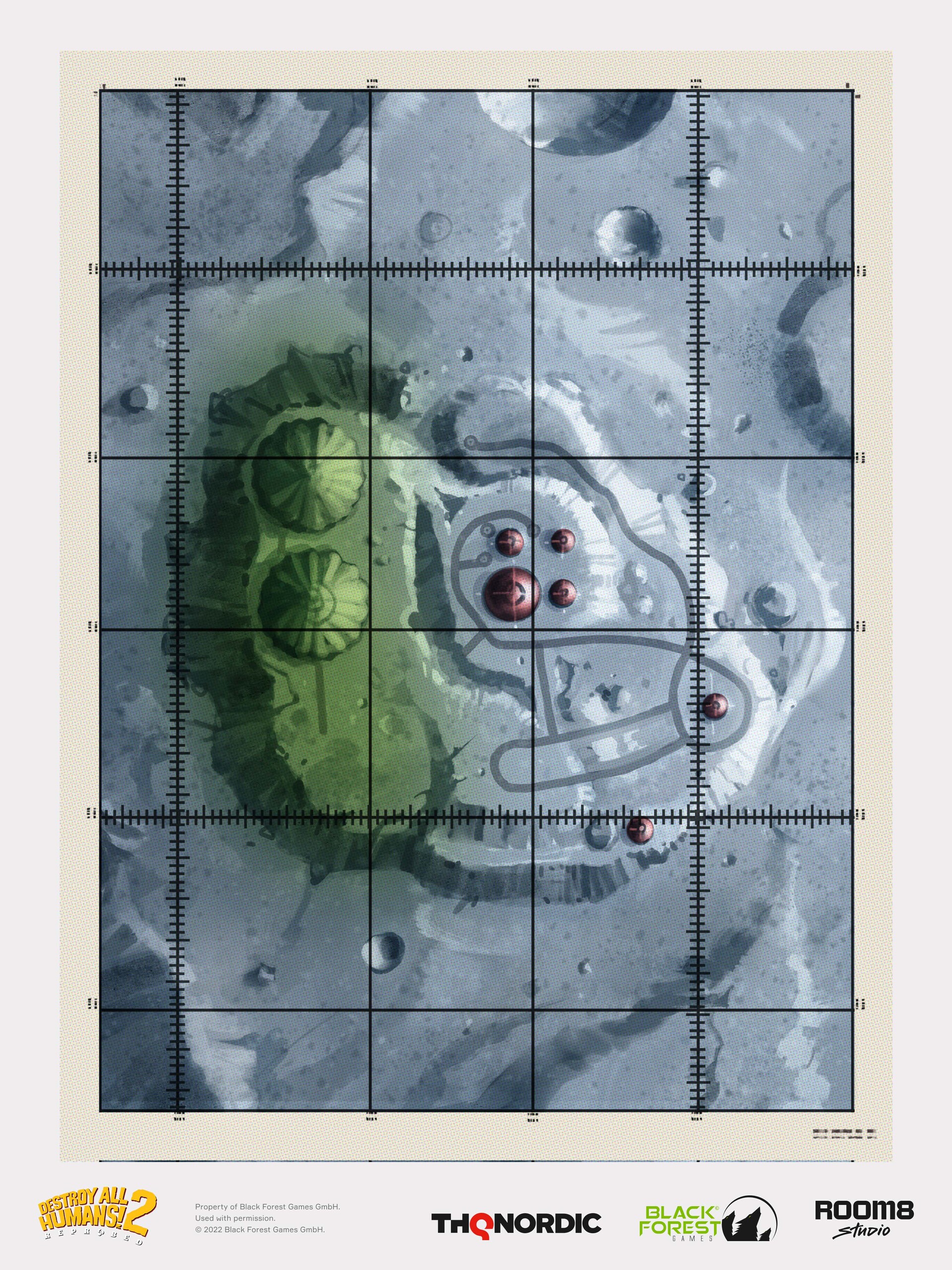 Room 8 Studio - Portfolio - Posters (Destroy all Humans! 2)