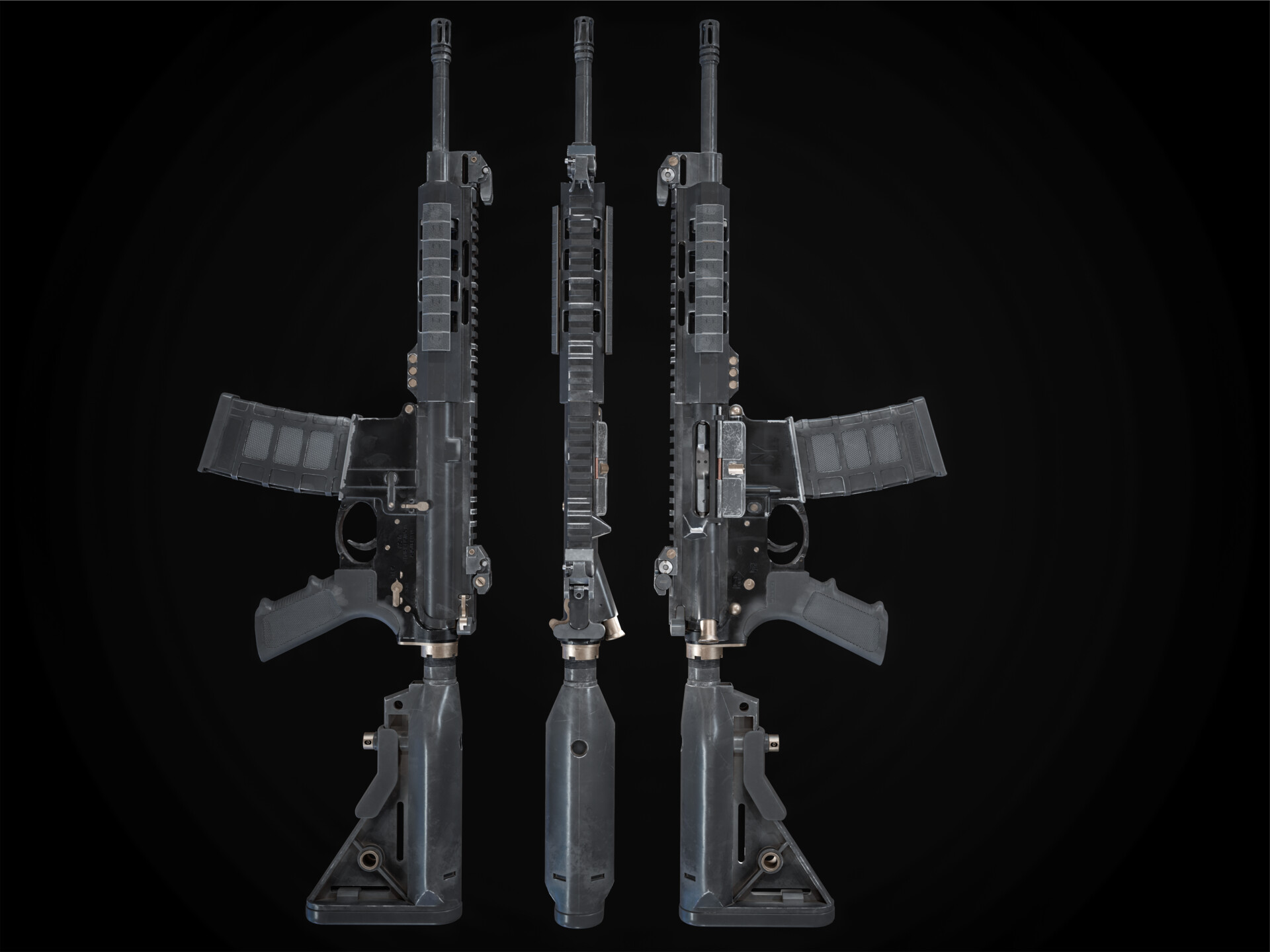 ArtStation - Weapons_AR_15