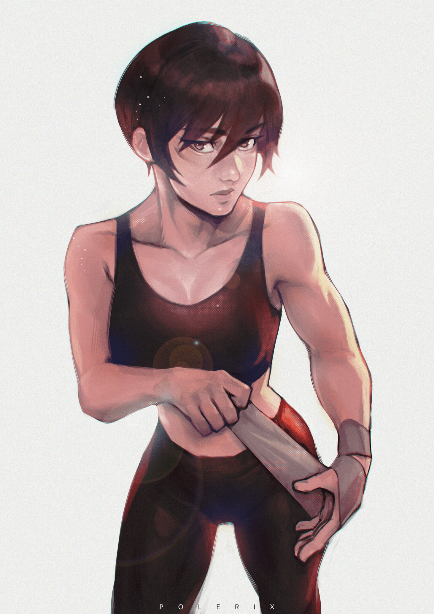 ArtStation - Mikasa Workout Prep