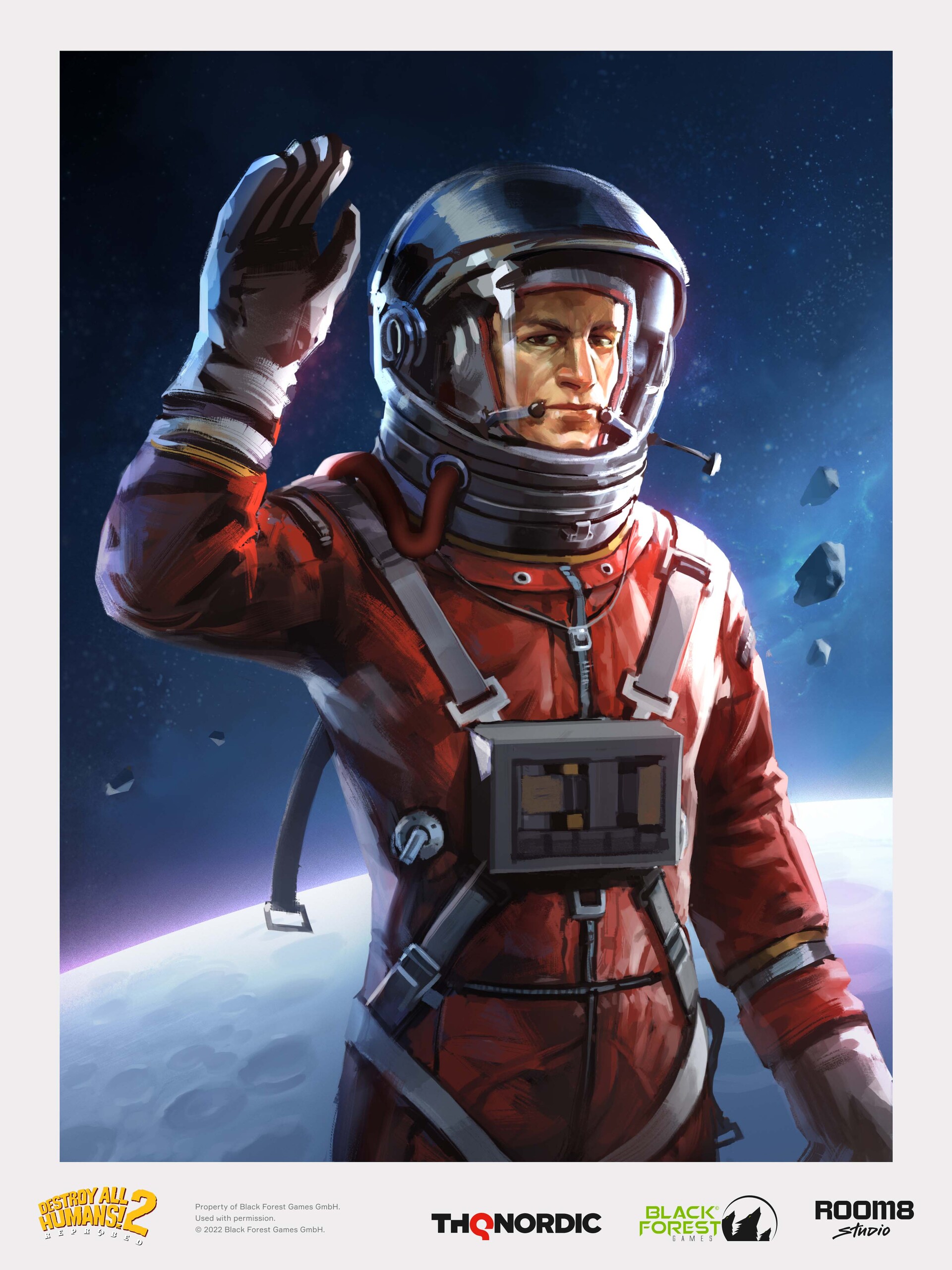 Room 8 Studio - Portfolio - Posters (Destroy all Humans! 2)