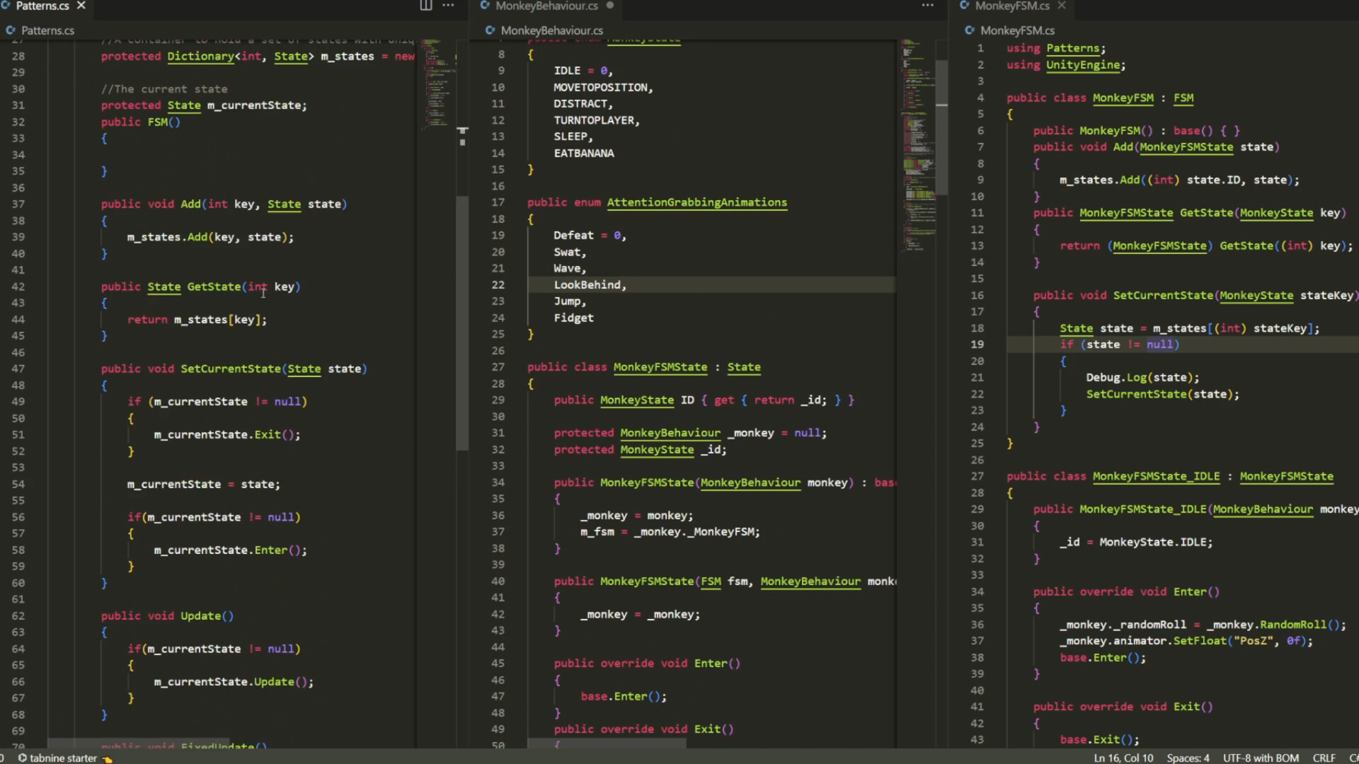 Max Kogan Portfolio - Monkey FSM in Unity