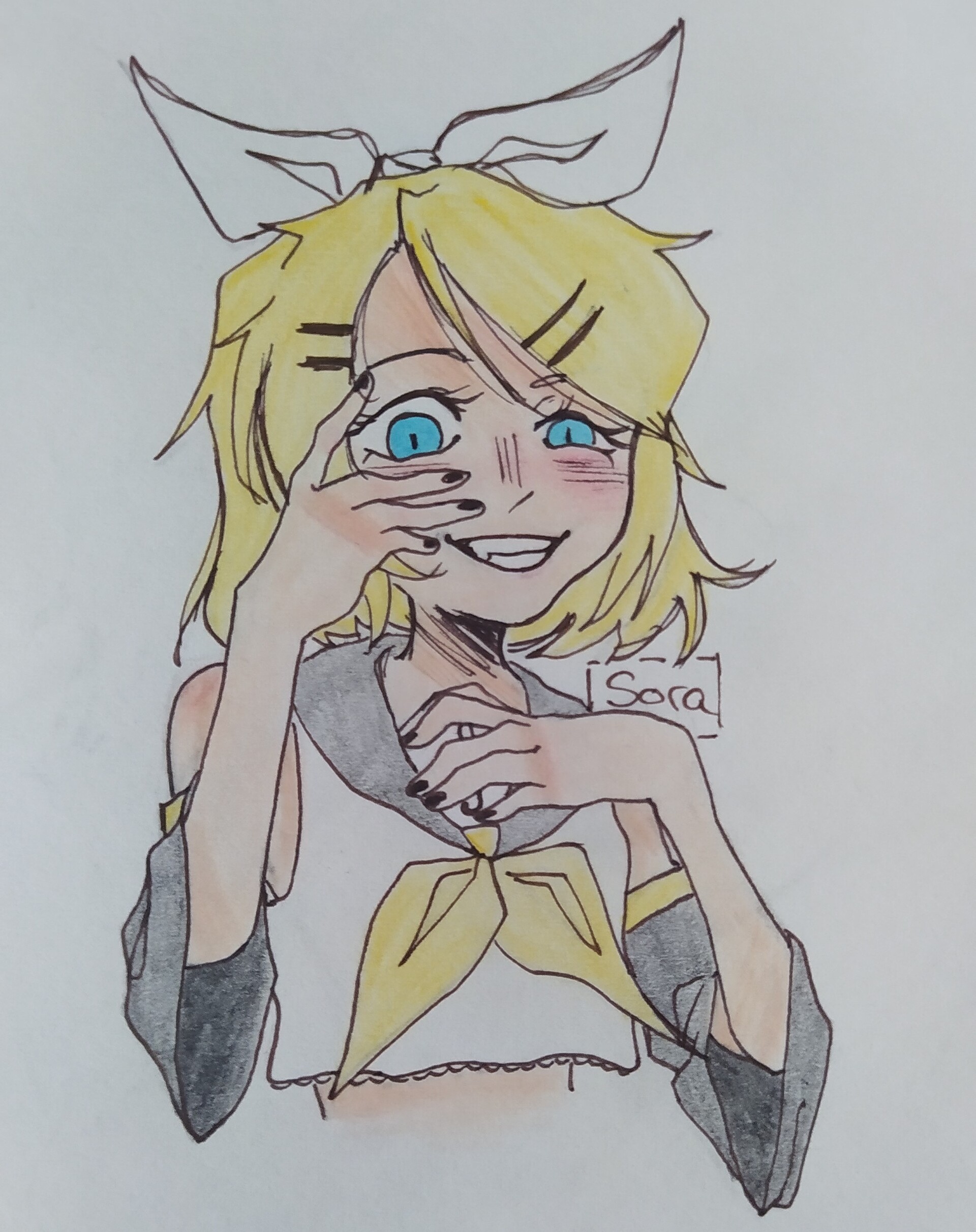Len Kagamine Drawing