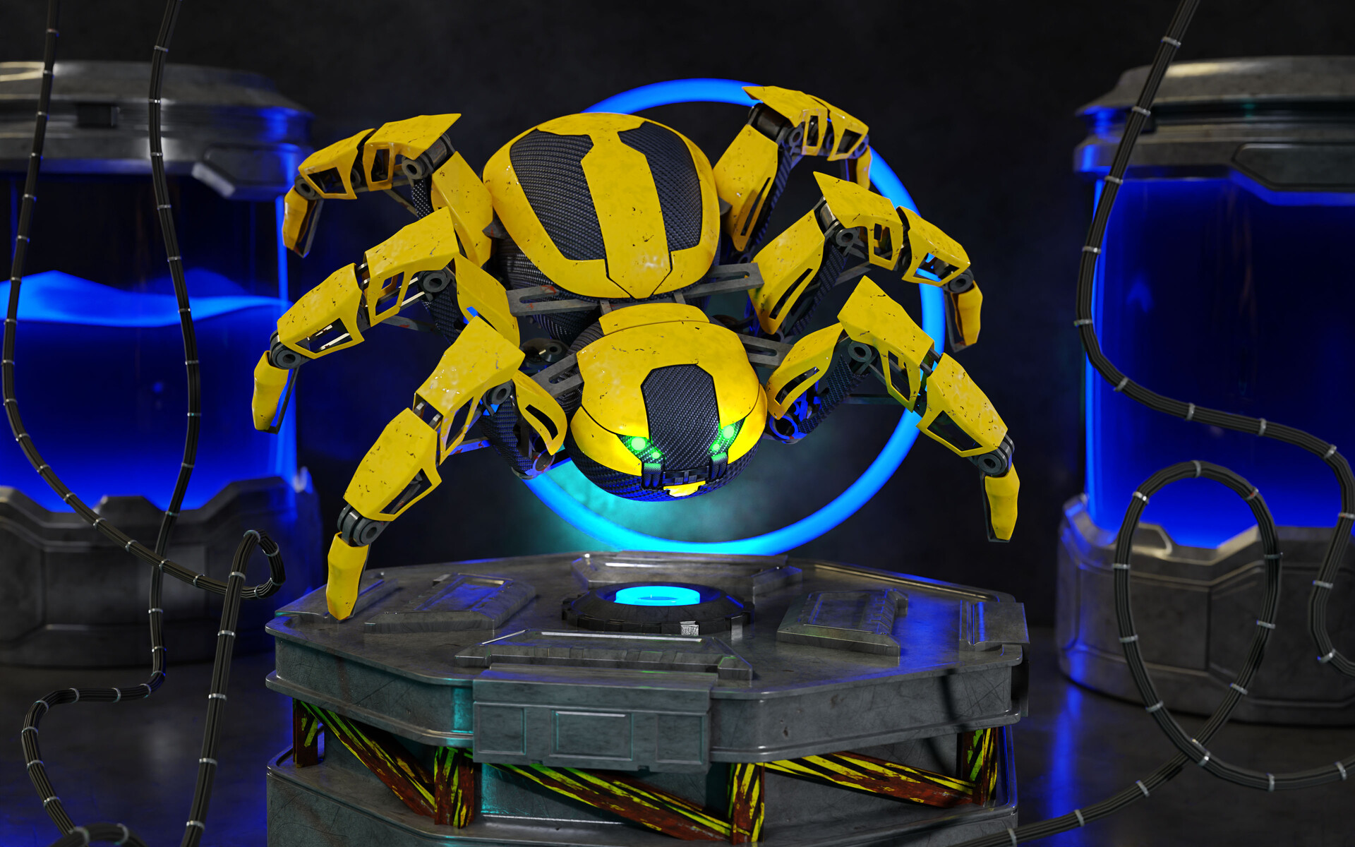 ArtStation - Spiderbot concept